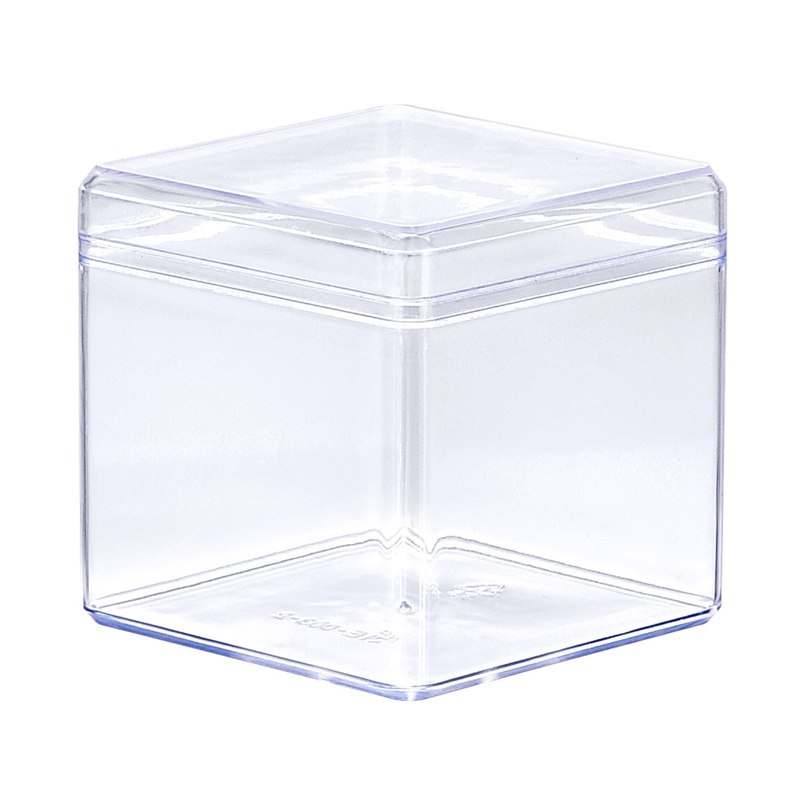 Uxcell Acrylic Display Case Plastic Figure Storage Box Square Cube with ...