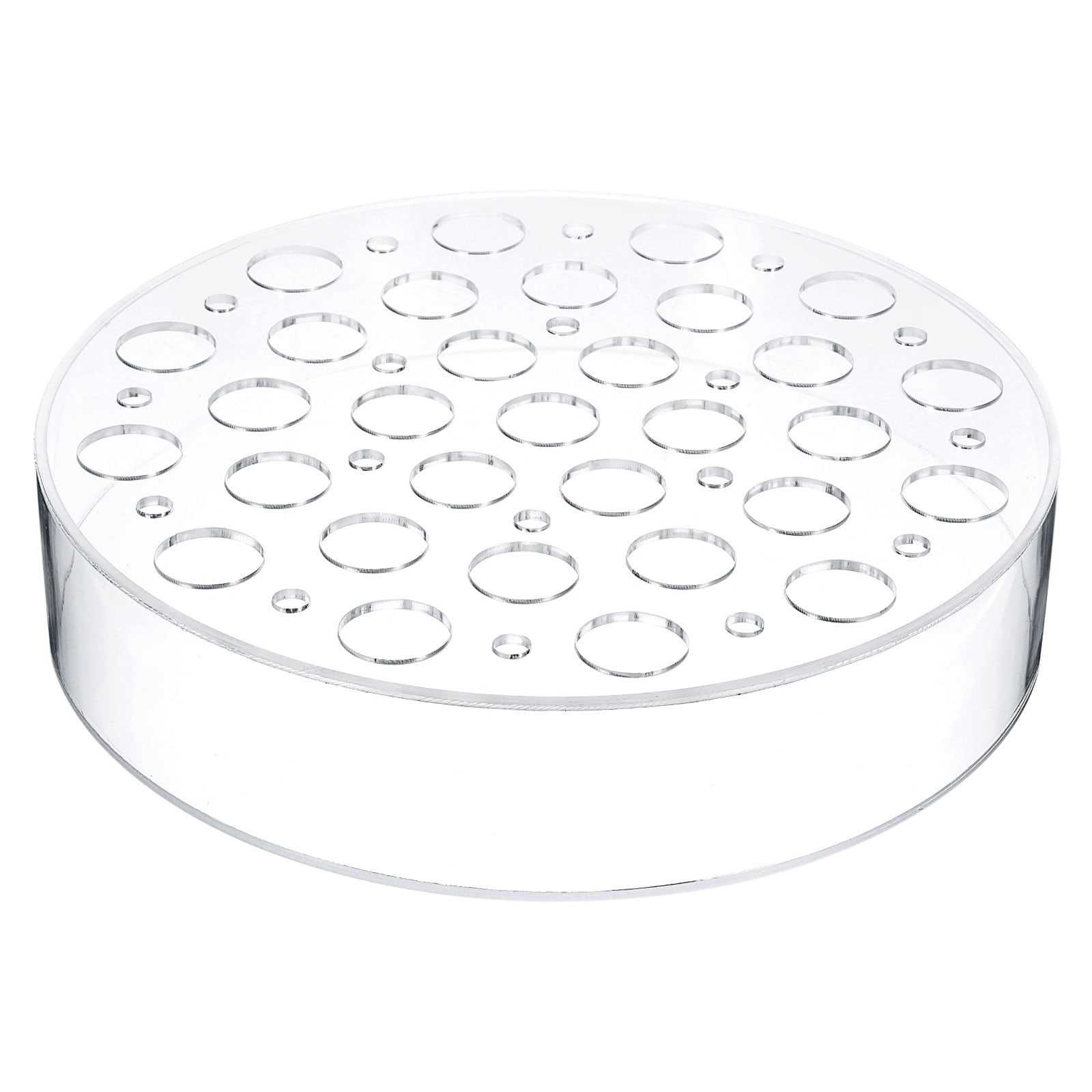 Uxcell Acrylic Flower Vase, 12 Inch Round Floral Centerpiece with 31+18 ...