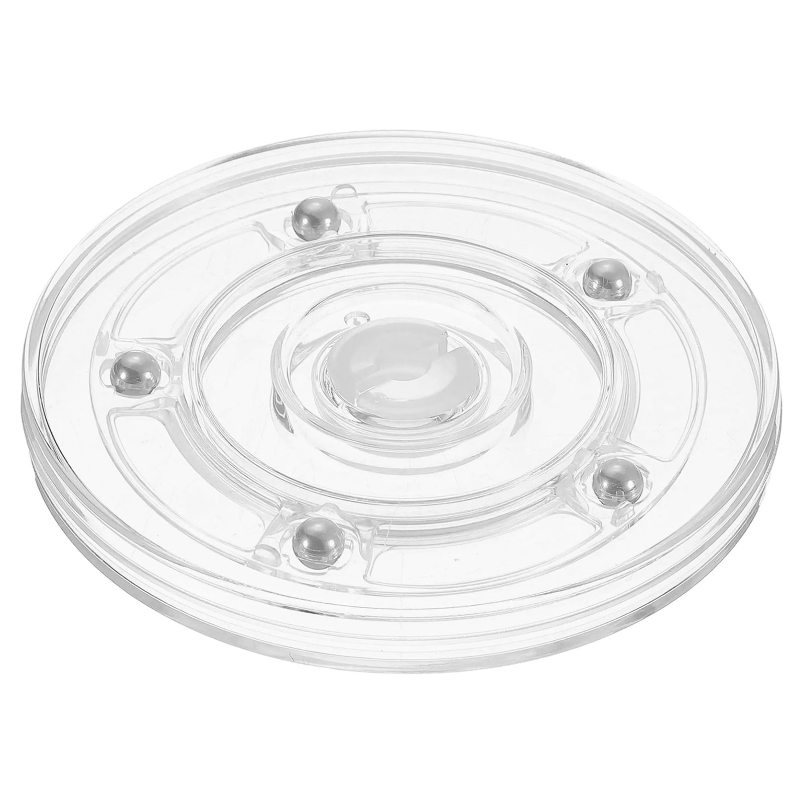 Uxcell Acrylic Lazy Susan Turntable, 4 Inch Clear Turntable Organizer ...