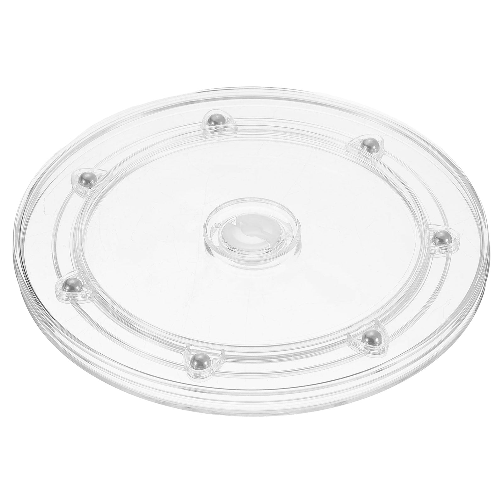 Uxcell Acrylic Lazy Susan Turntable, 6.5 Inch Clear Turntable Organizer ...
