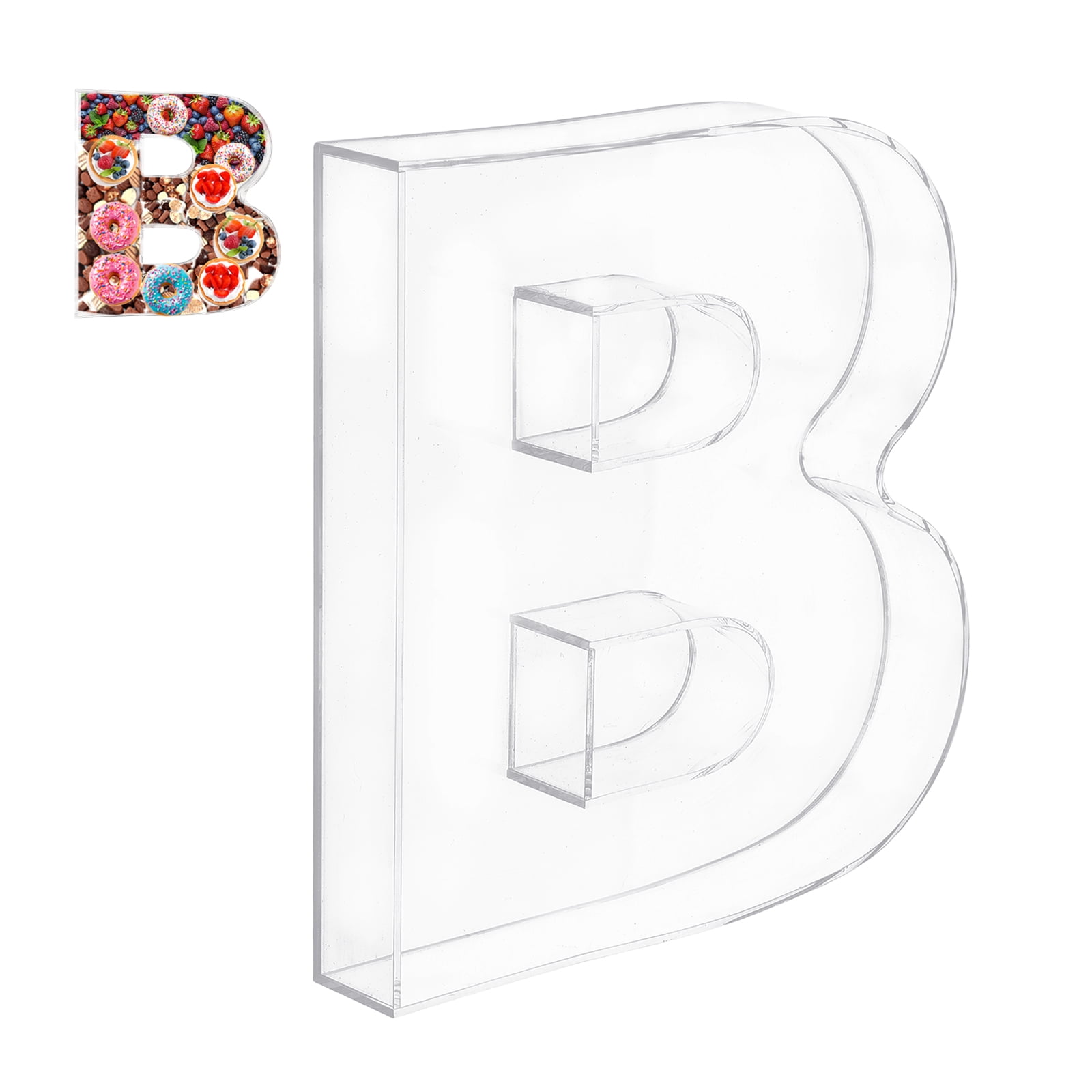 Uxcell Acrylic Letter Box, Reusable Display Fillable Tray Container for ...
