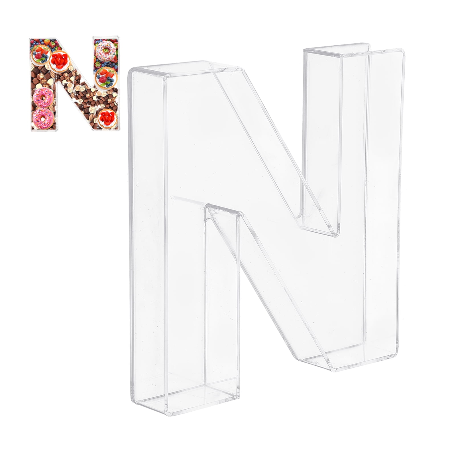 Uxcell Acrylic Letter Box, Reusable Display Fillable Tray Container for ...