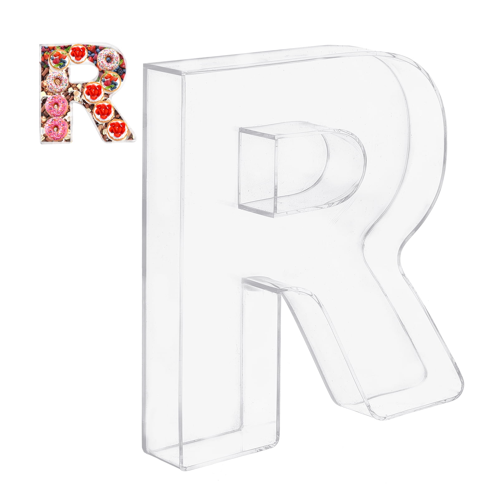 Uxcell Acrylic Letter Box, Reusable Display Fillable Tray Container for ...