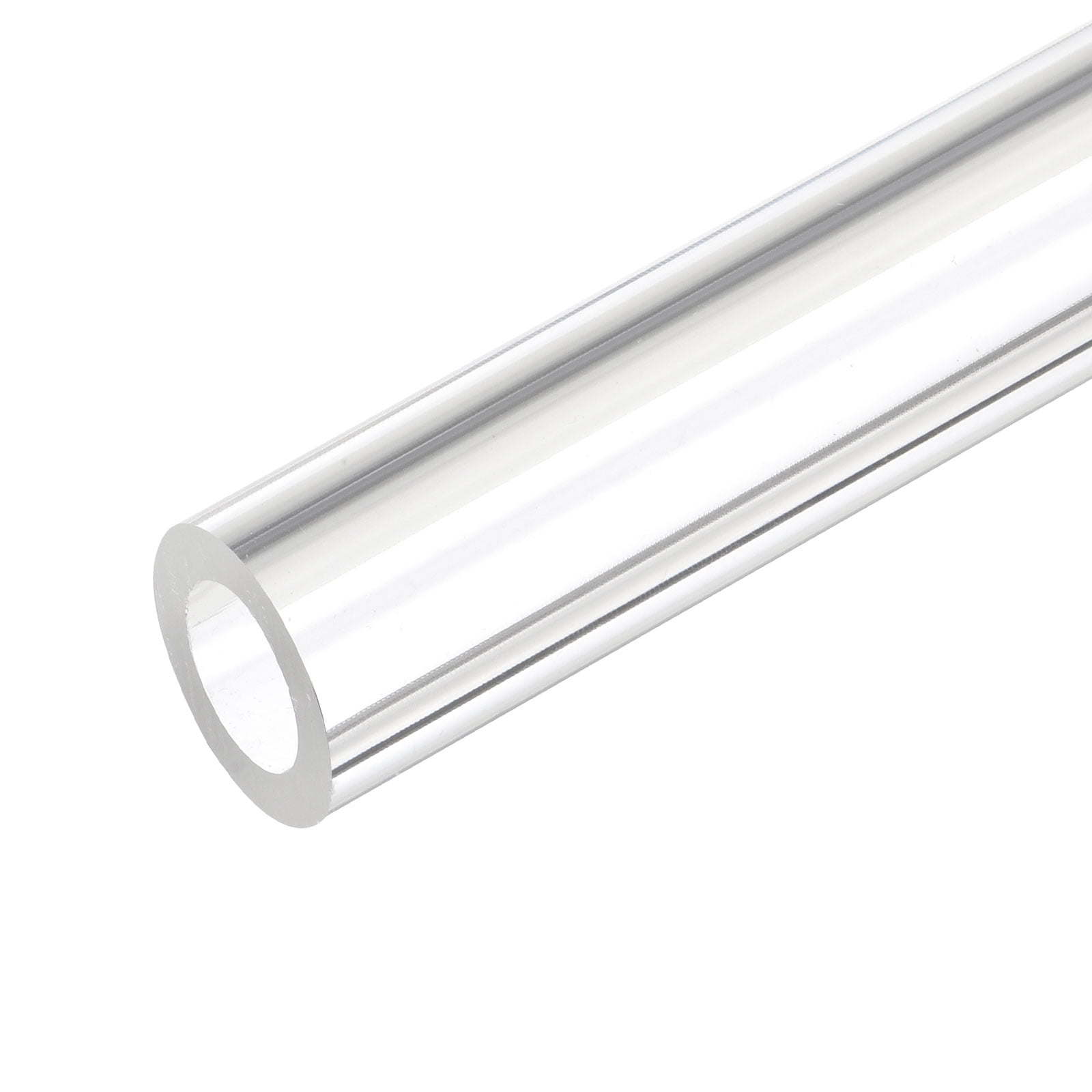 Uxcell Acrylic Pipe Clear Rigid Round Plastic Tube 10mm ID 16mm(5/8 ...