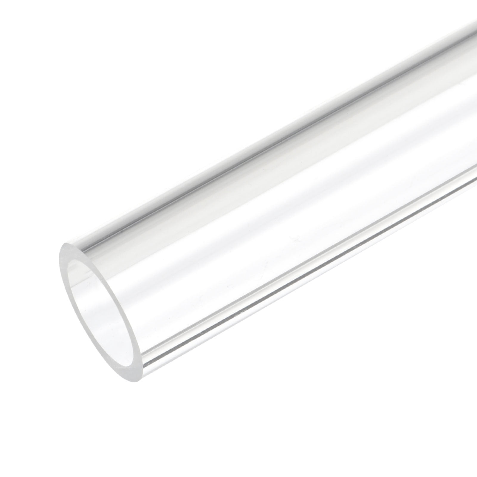 Uxcell Acrylic Pipe Clear Rigid Round Plastic Tube 13mm(1/2 inch) ID ...