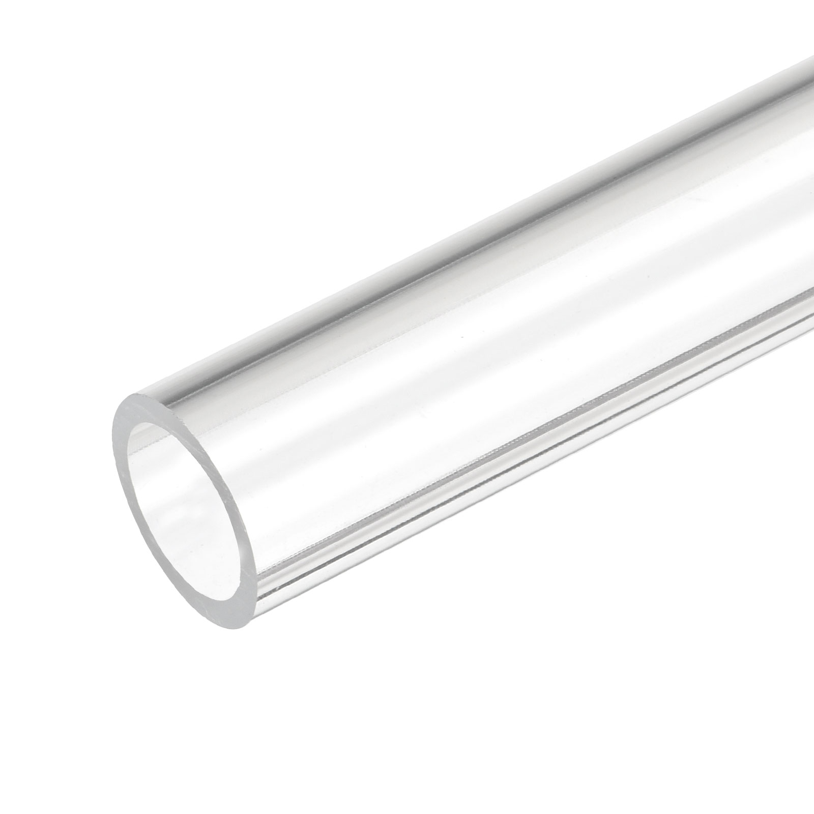 Uxcell Acrylic Pipe Clear Rigid Round Plastic Tube 16mm(5/8 inch) ID ...