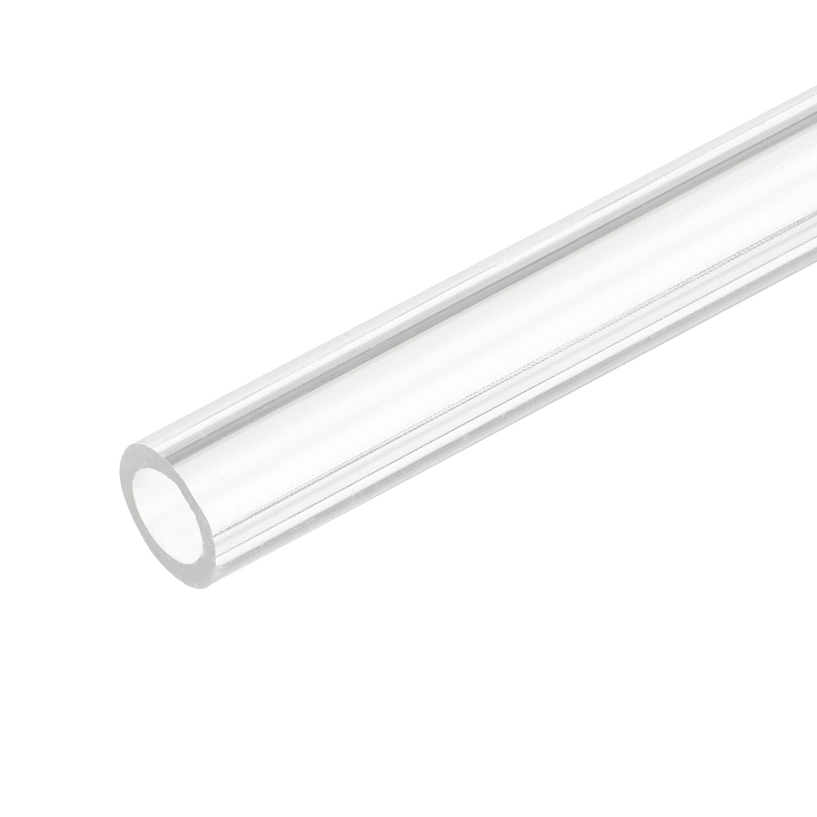 Uxcell Acrylic Pipe Clear Rigid Round Plastic Tube 5mm ID 7mm OD 10 ...