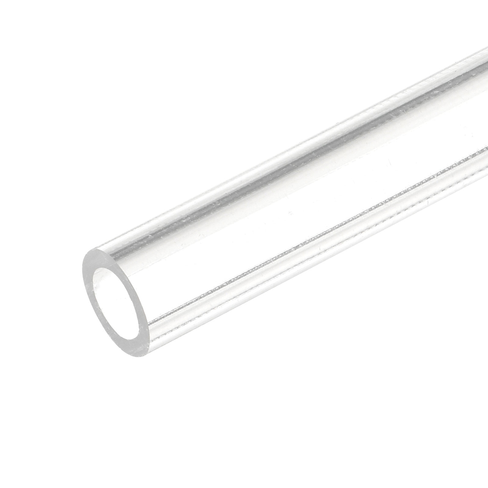 Uxcell Acrylic Pipe Clear Rigid Round Plastic Tube 6mm(1/4 inch) ID 9mm ...