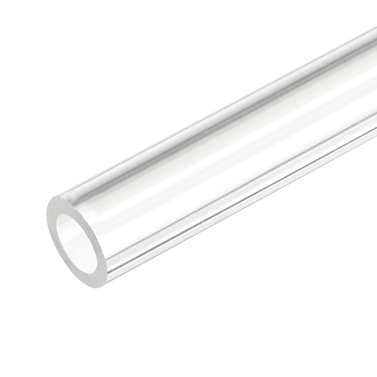 Uxcell Acrylic Pipe Clear Rigid Round Plastic Tube 7mm ID 11mm OD 10 ...