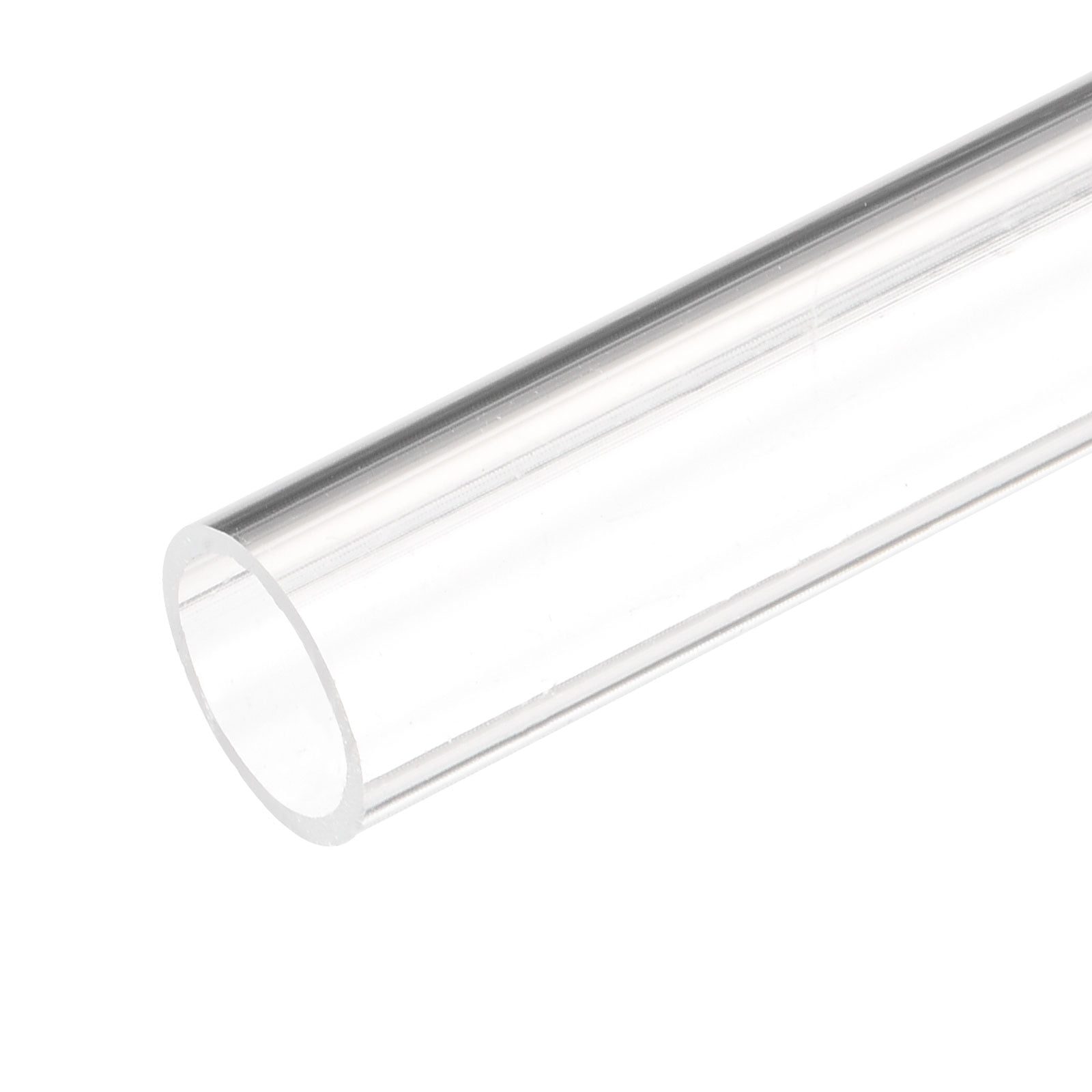 Uxcell Acrylic Pipe Clear Rigid Round Plastic Tube 9mm(3/8 inch) ID ...
