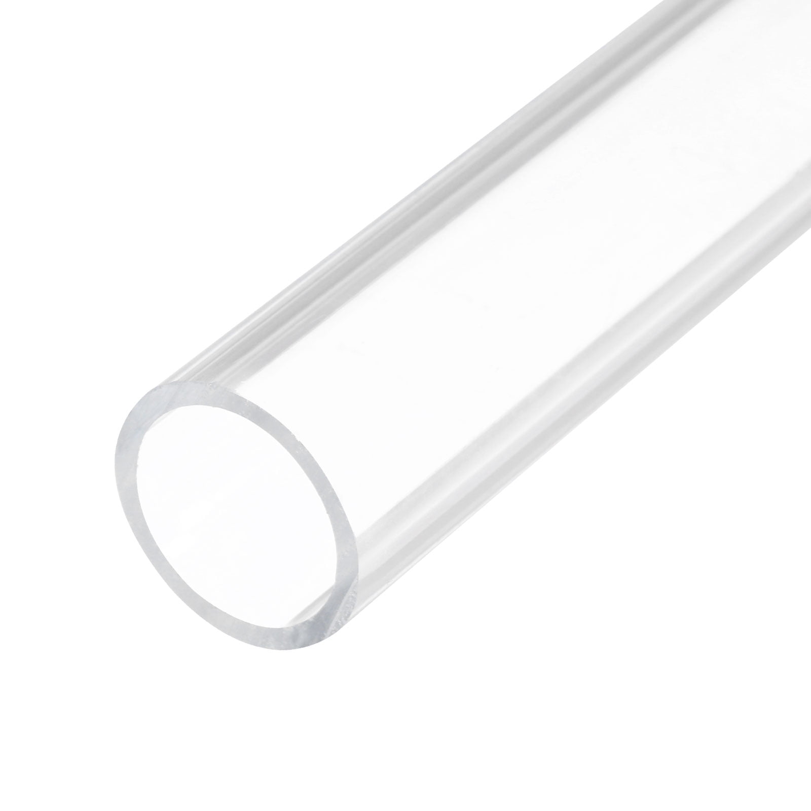 Uxcell Acrylic Pipe Clear Rigid Round Tube 18mm(0.71") ID 22mm(7/8") OD ...