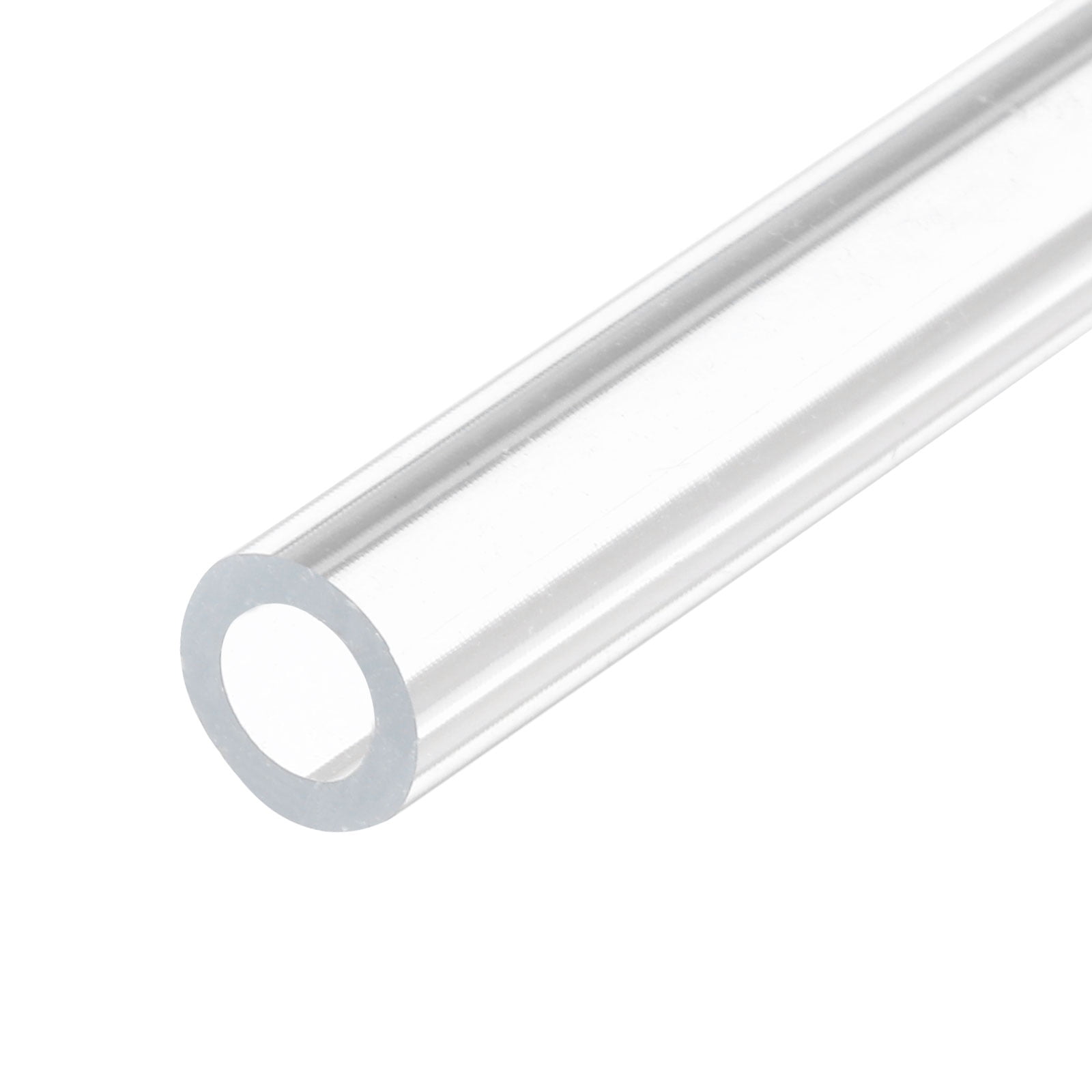 Uxcell Acrylic Pipe Clear Rigid Round Tube 4mm(5/32") ID 8mm(5/16") OD ...