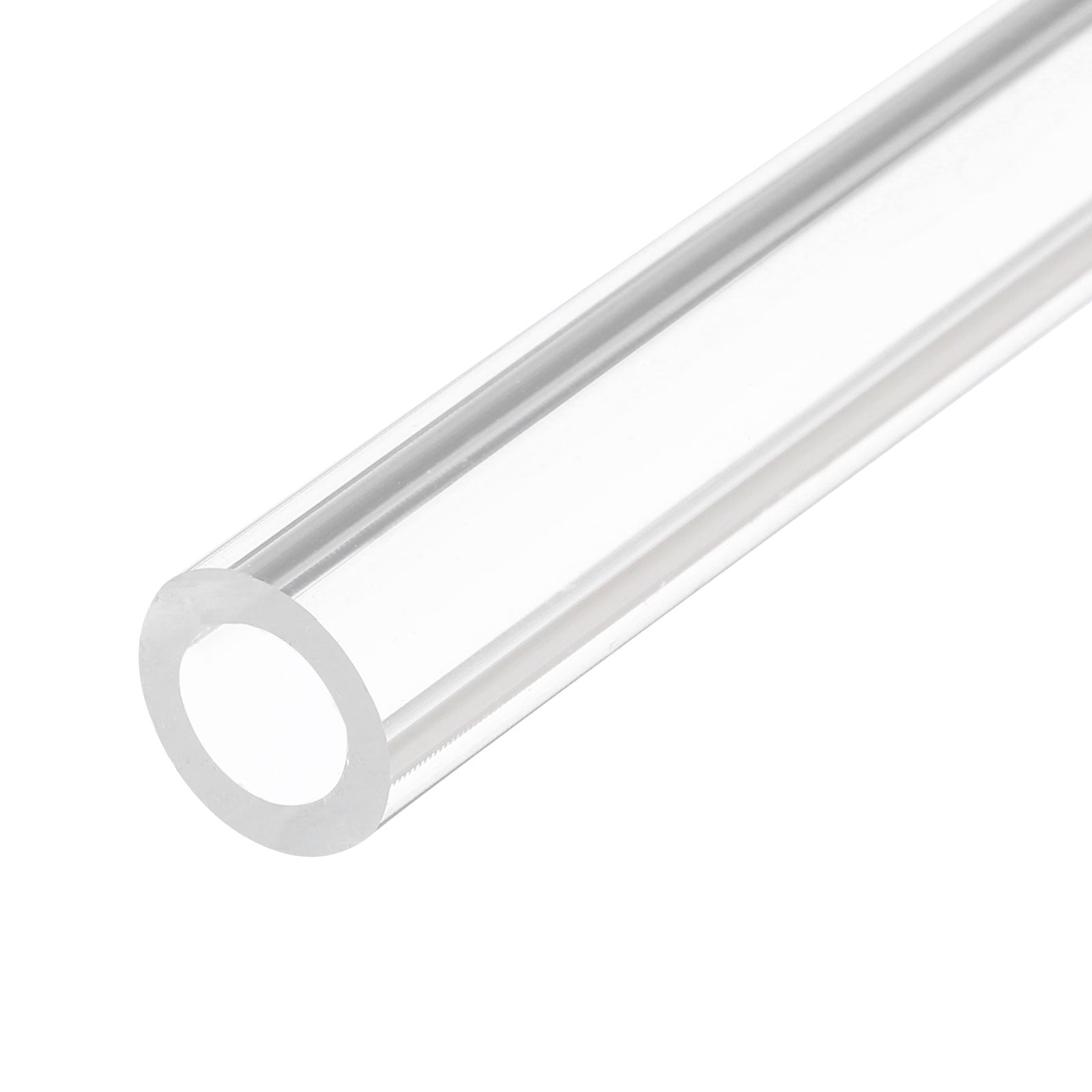 Uxcell Acrylic Pipe Clear Rigid Round Tube 6mm(1/4") ID 10mm(3/8") OD ...