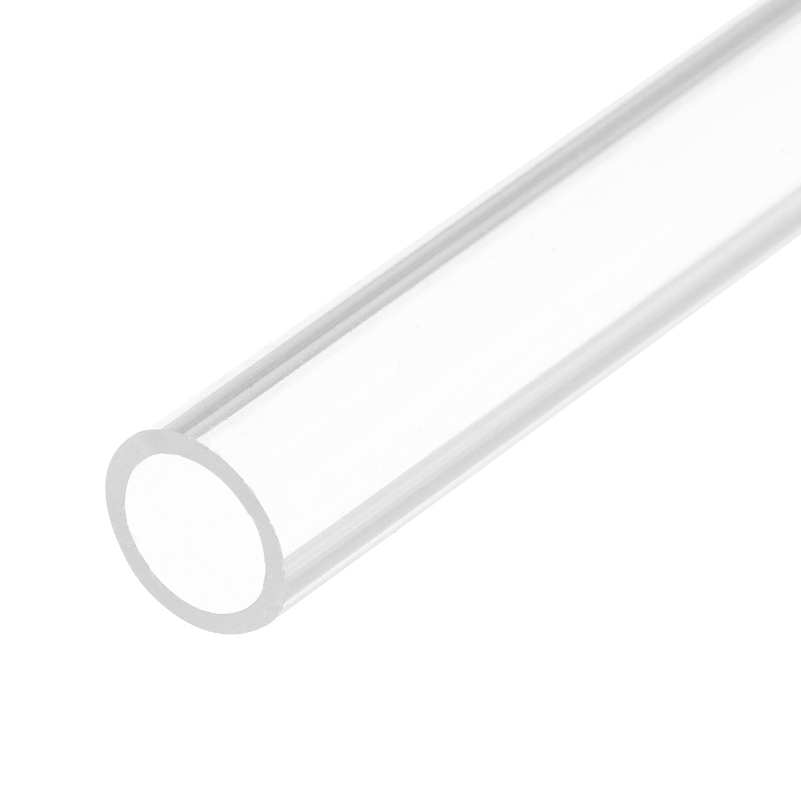 Uxcell Acrylic Pipe Clear Rigid Round Tube 6mm(1/4") ID 8mm(5/16") OD ...