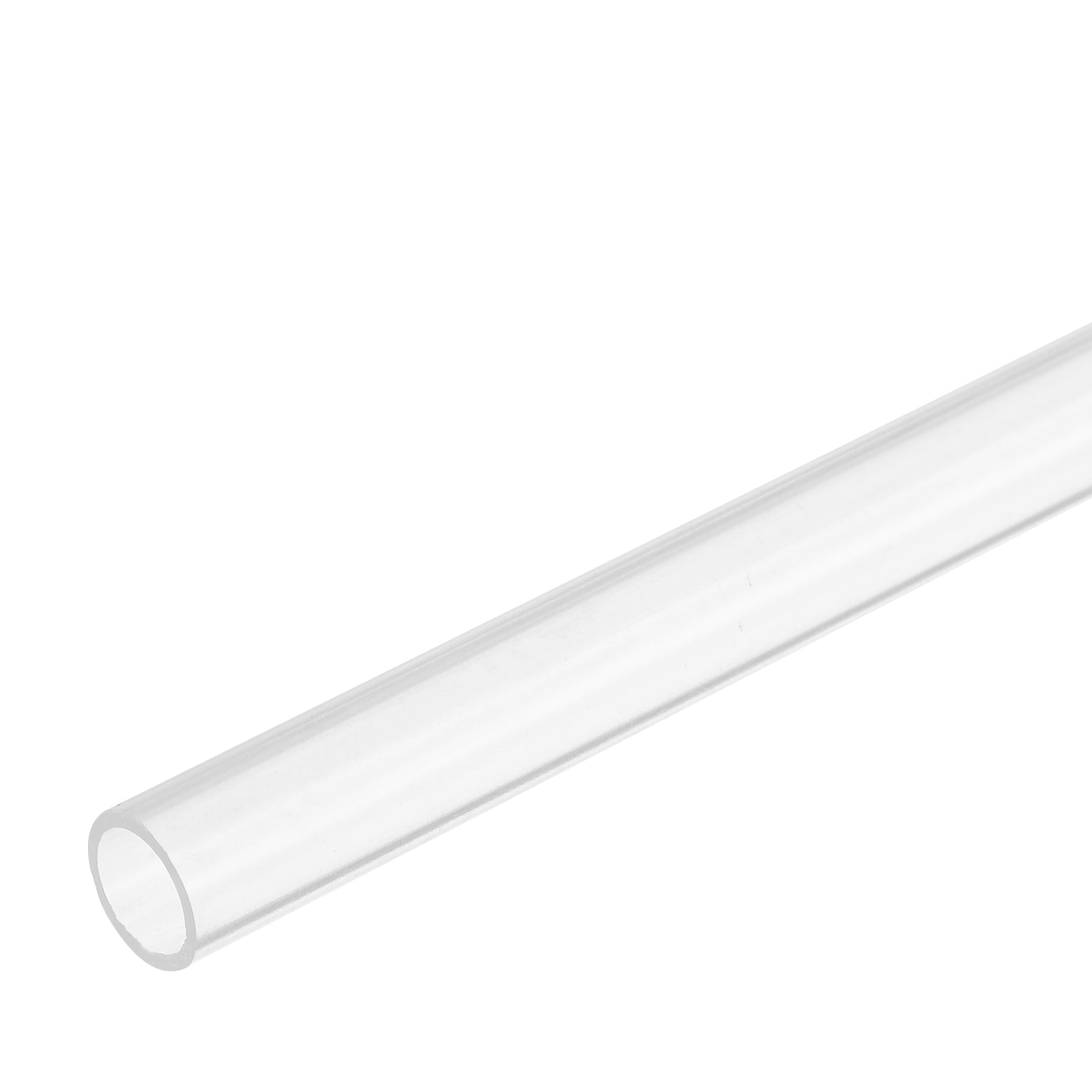 Uxcell 2 Pcs Clear Acrylic Pipes Round Tube for Lamps and Lanterns 7mm ...
