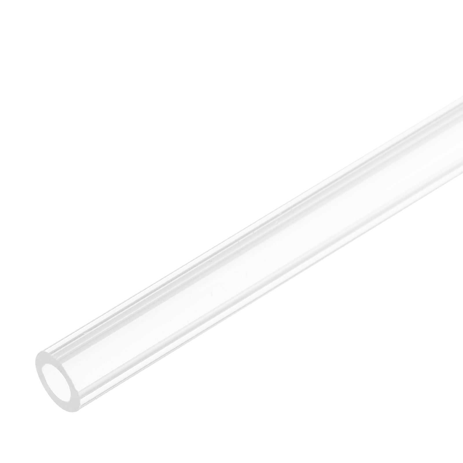 Uxcell Transparent Rigid Acrylic Pipe 5mm ID x 10mm OD x 305mm Round ...