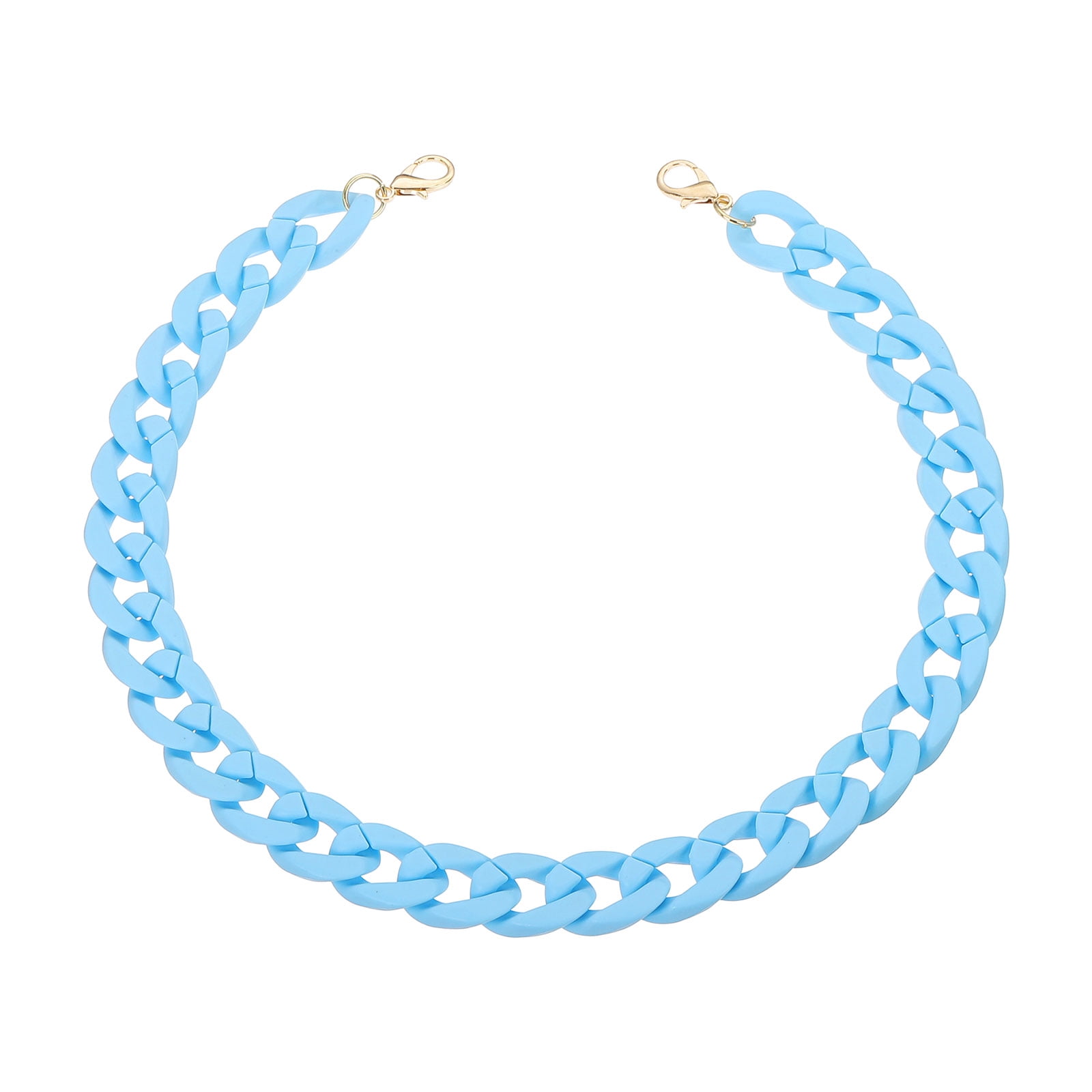 Uxcell Acrylic Purse Chain, Acrylic Chain Linking Rings Handbag Strap ...