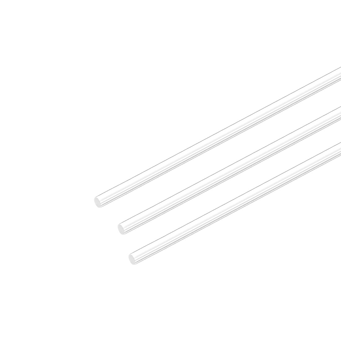 Uxcell Acrylic Round Rod1/8" Dia 20" LengthTransparent Clear Plastic ...