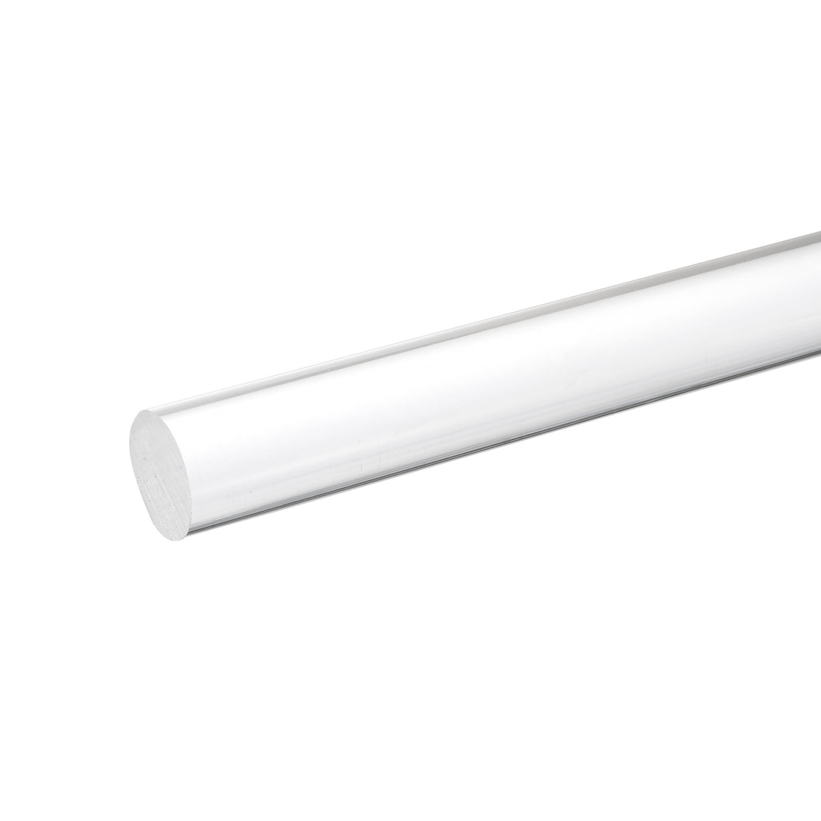 Uxcell Acrylic Round Rods 1-3/16" x 10" Clear Acrylic Dowel Rods Sticks ...