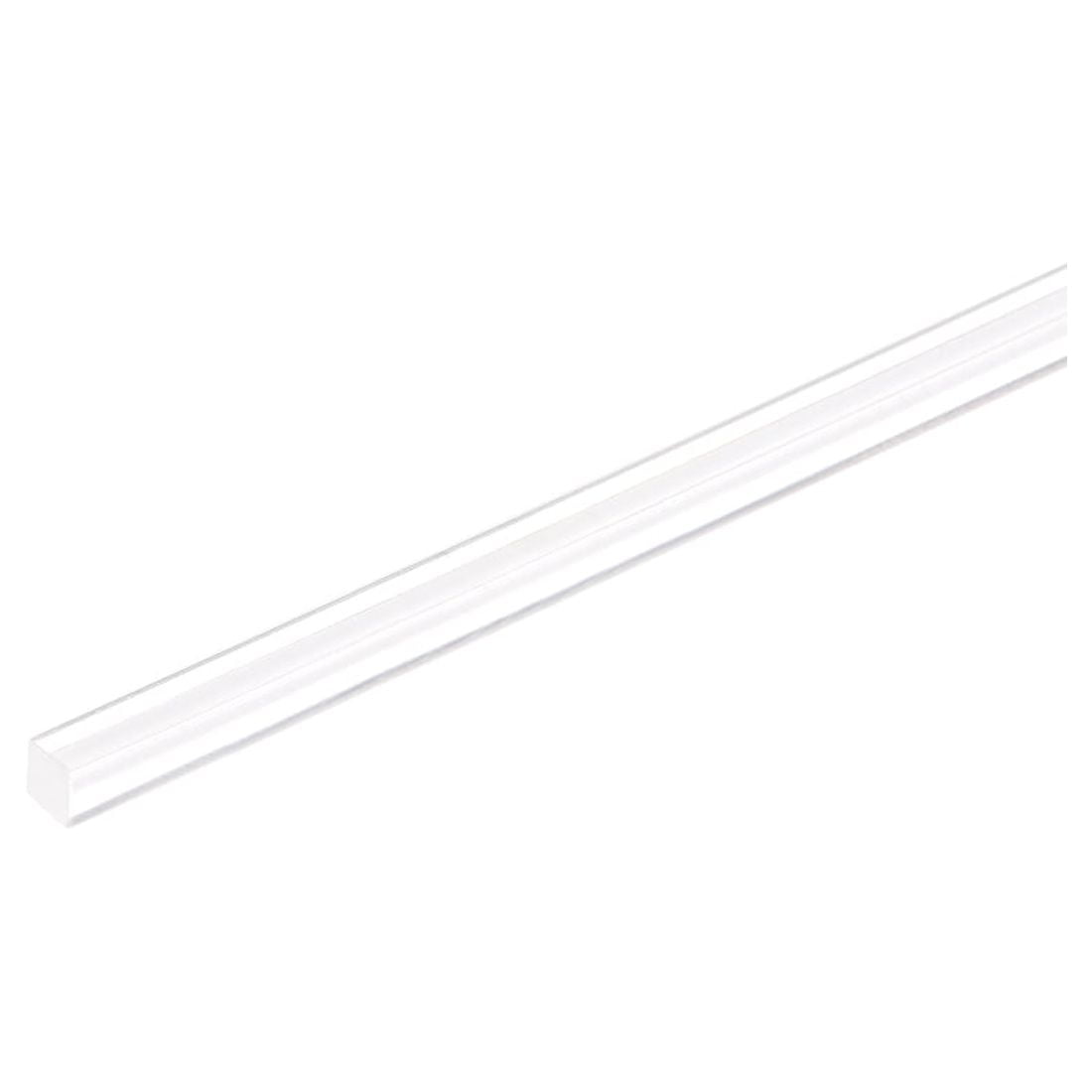 Uxcell Acrylic Square Rod0.16x0.16x20inch Clear Plastic Rod Solid PMMA ...