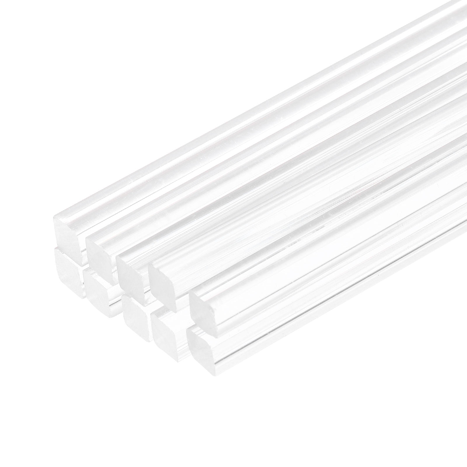 Uxcell Acrylic Square Rods Acrylic Dowel Rods Sticks Acrylic Plastic ...