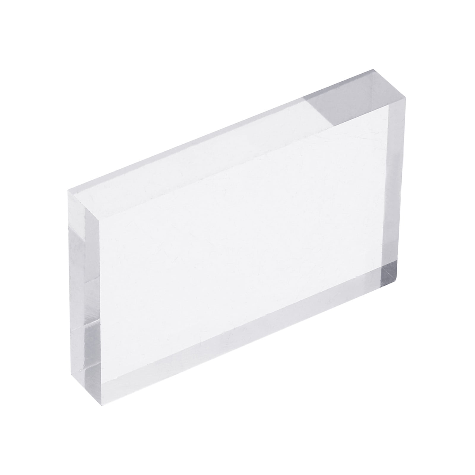 Uxcell Acrylic Stamp Block, 1 Pack Clear Stamping Block Mounting Blocks ...