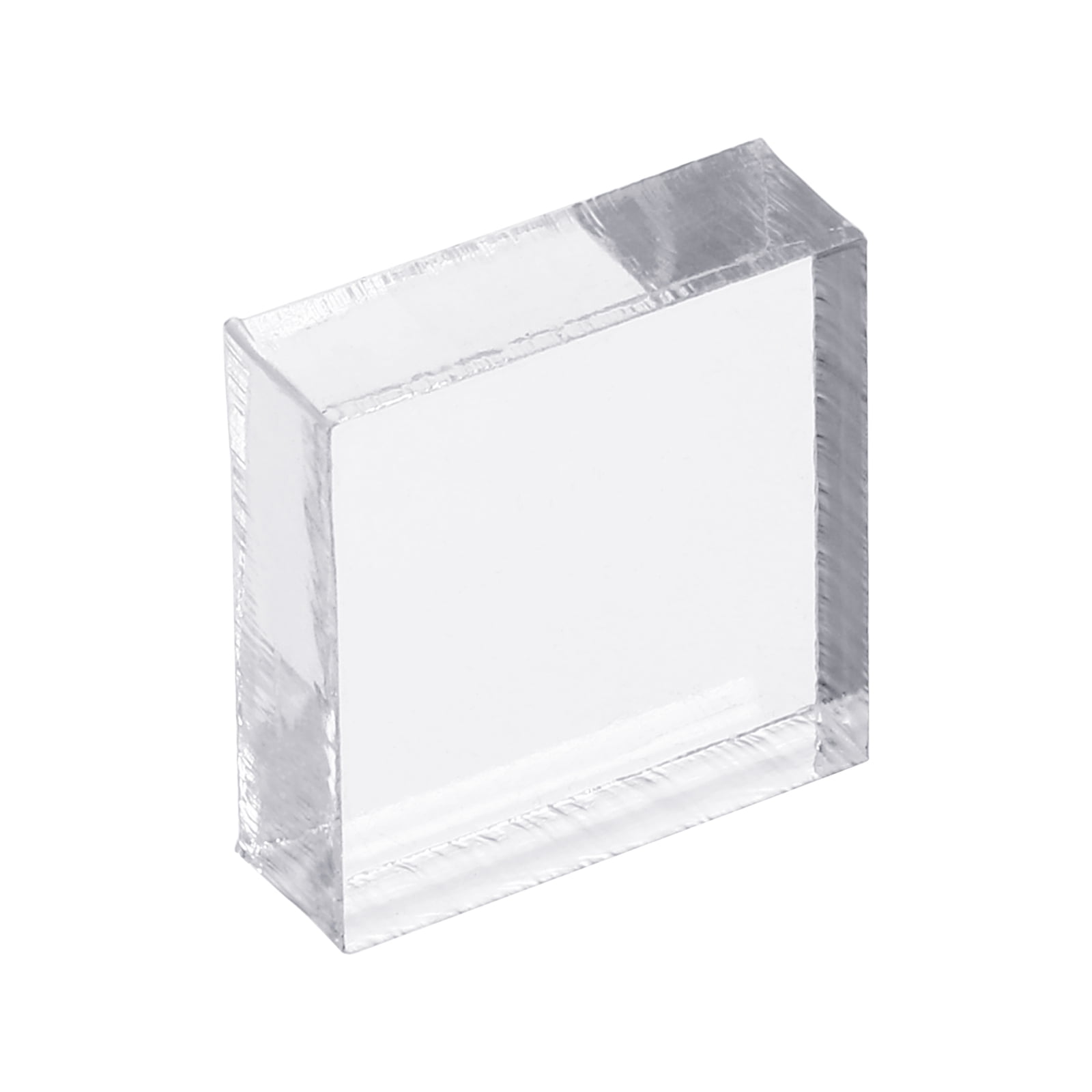Uxcell Acrylic Stamp Block, 1 Pack Clear Stamping Block Set Square ...