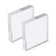 Uxcell Acrylic Stamp Block, 2 Pack Clear Stamping Block Mounting Block ...