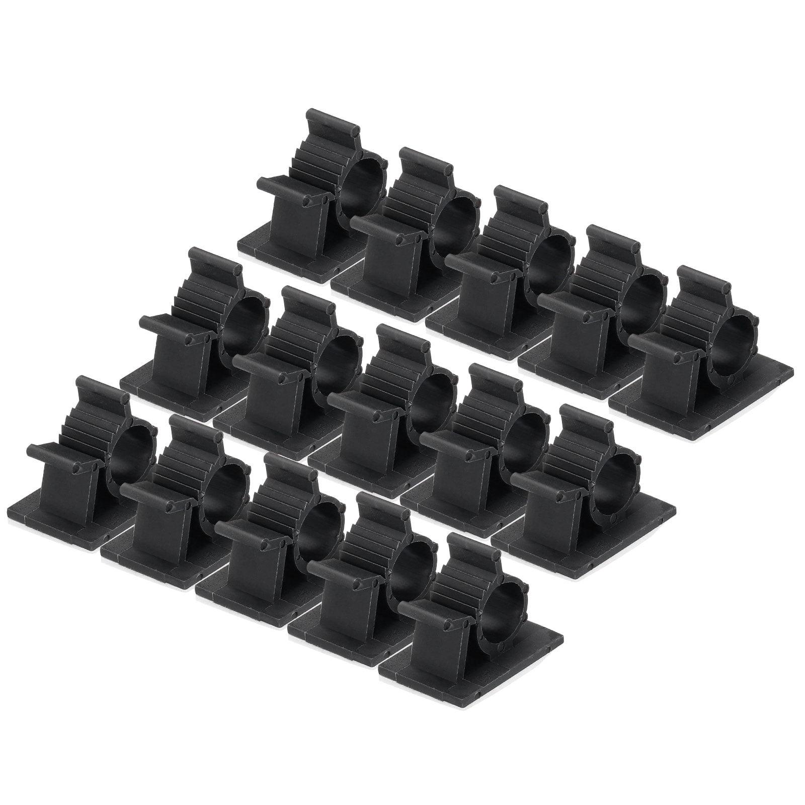 Uxcell Adhesive Cable Management Clip 100Pcs PE Cord Clamps 8 to 10mm ...