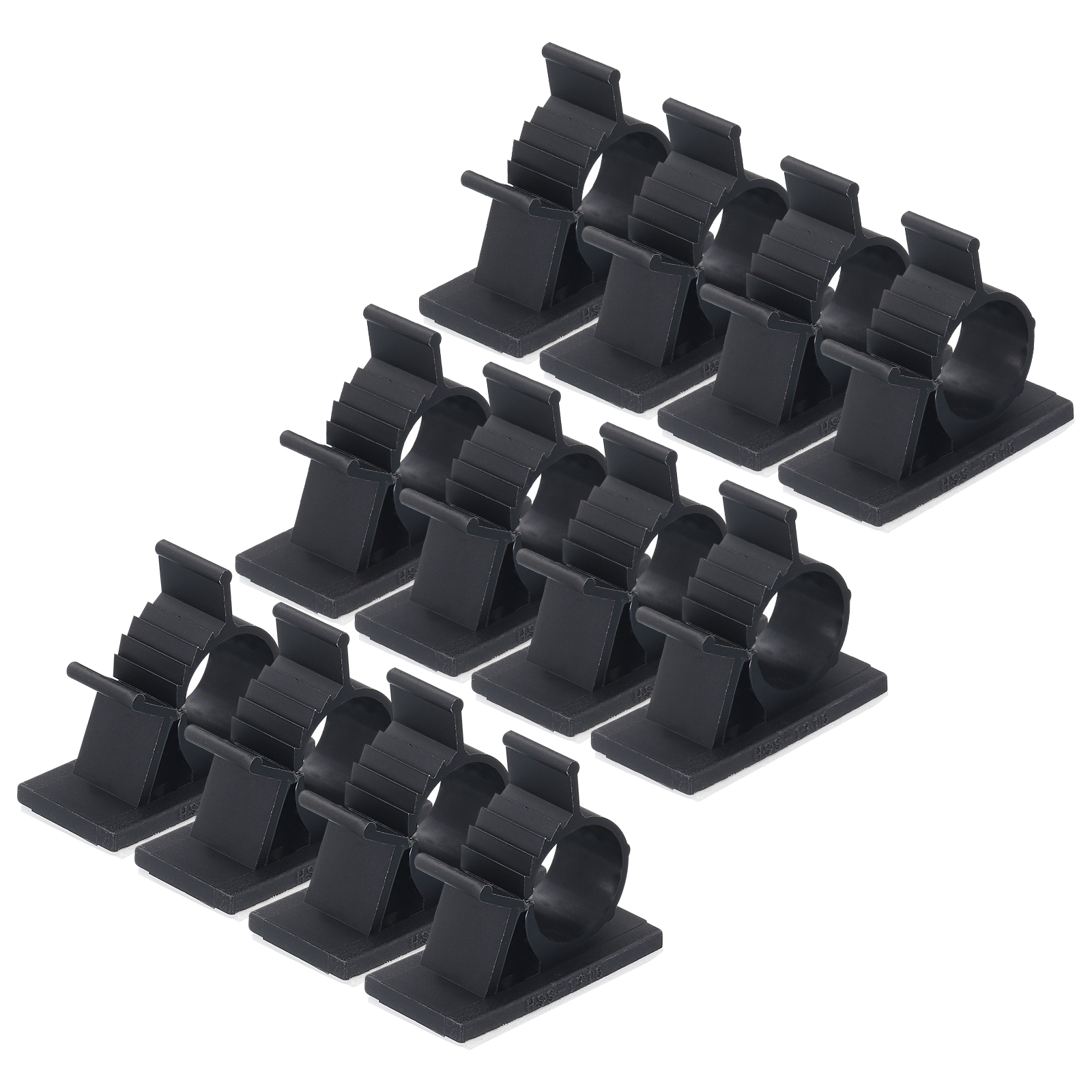 Uxcell Adhesive Cable Management Clip 50Pcs PE Cord Clamps 11 to 14mm ...