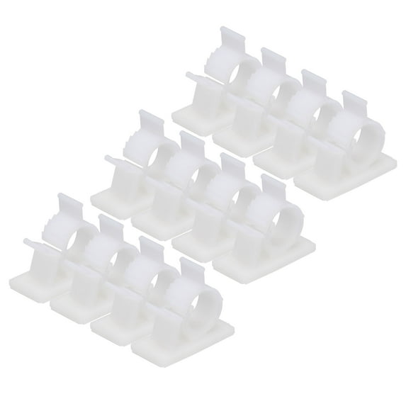Uxcell Adhesive Cable Management Clip 50Pcs PE Cord Clamps 13 to 16mm ...