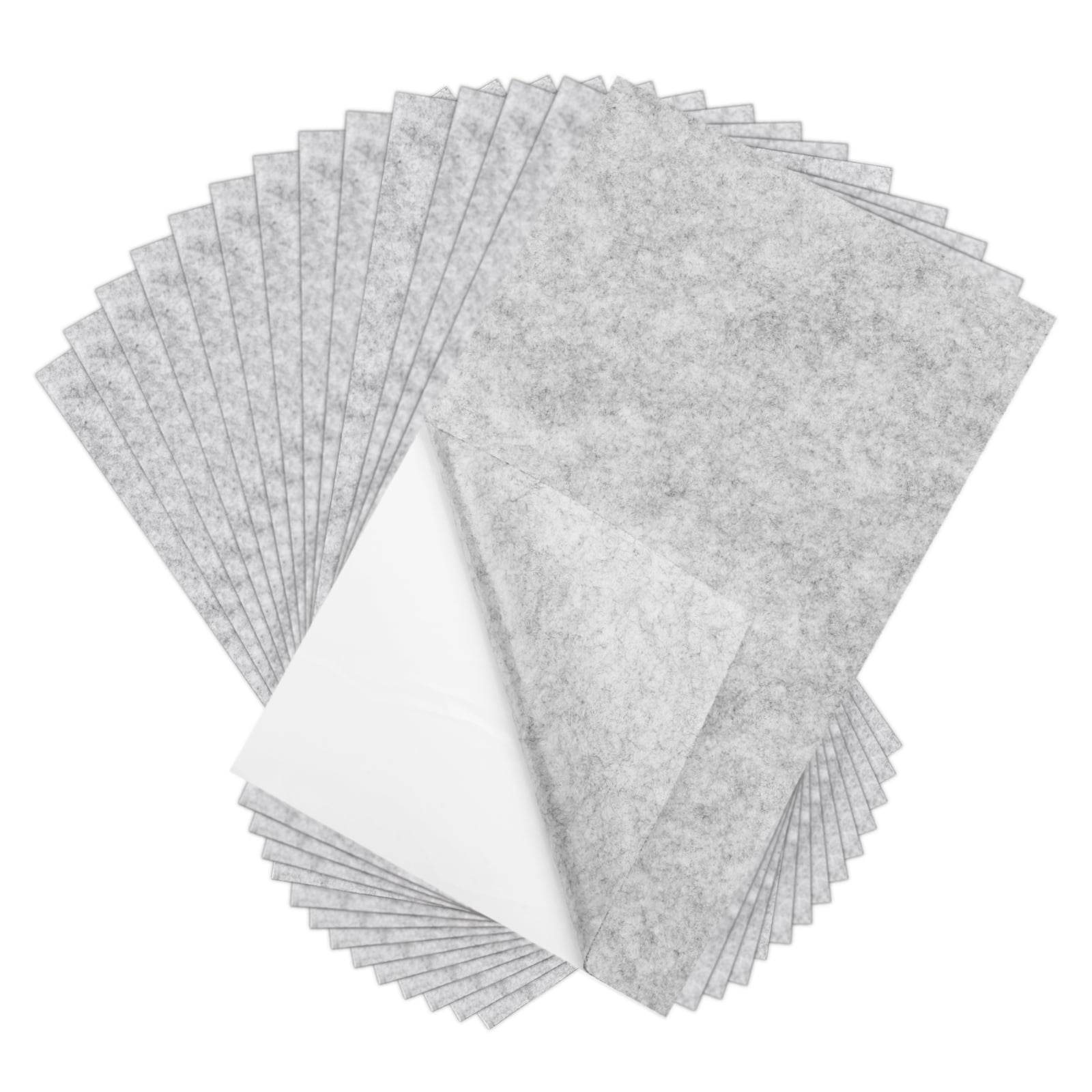 Uxcell Adhesive Felt Fabric Felt Sheets 30cmx20cm Peel and Stick Light ...