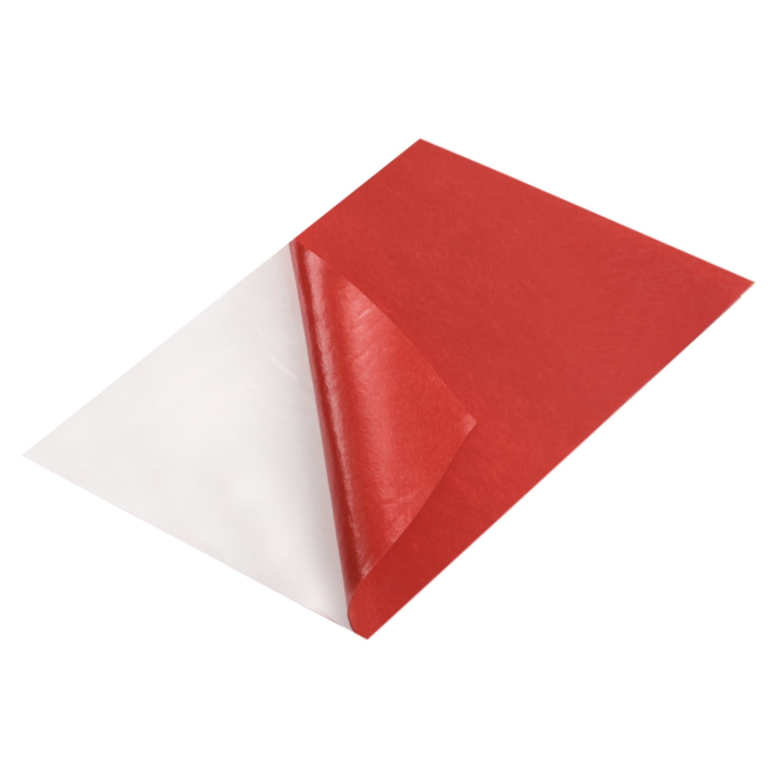 Uxcell Adhesive Felt Fabric Felt Sheets 45cmx30cm Peel and Stick Red ...