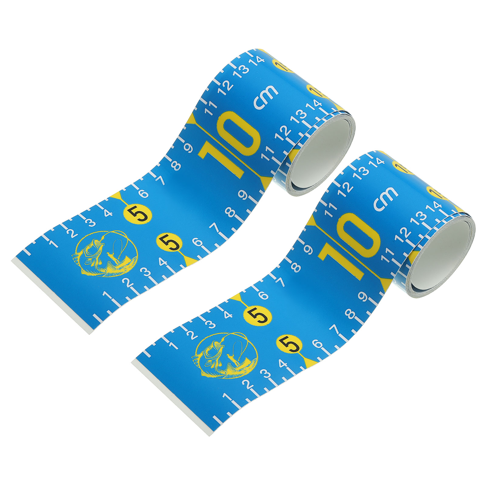 Uxcell Adhesive Fish Ruler, 2 Pack 51 Inch Fish Measuring Sticker ...