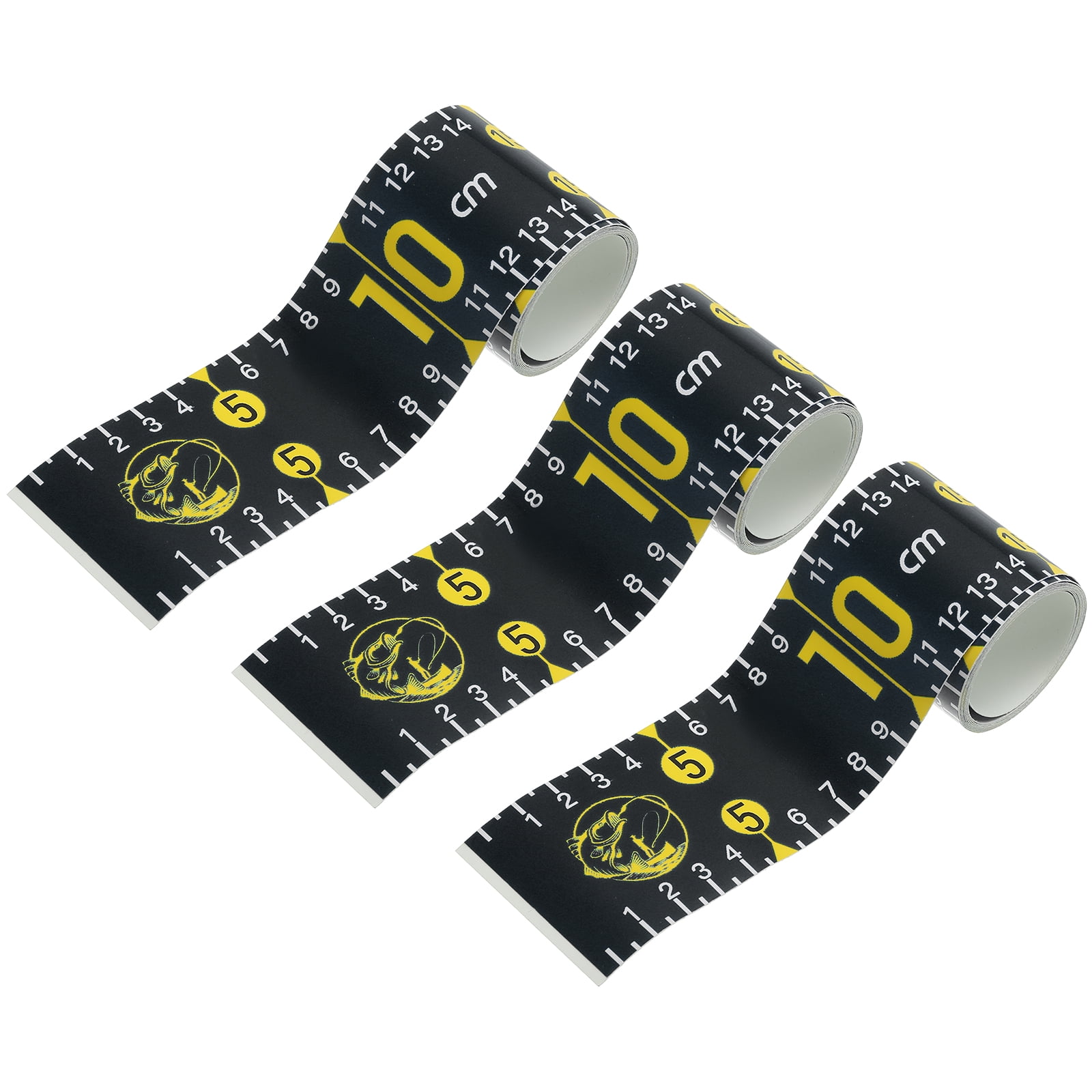 Uxcell Adhesive Fish Ruler, 3 Pack 51 Inch Fish Measuring Sticker ...