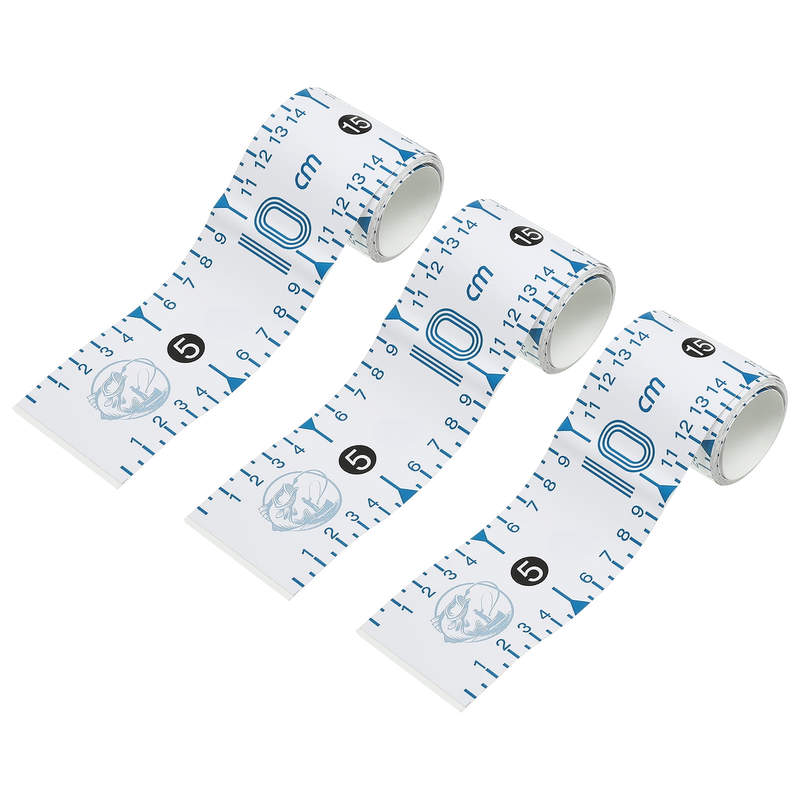 Uxcell Adhesive Fish Ruler, 3 Pack 51 inch Fish Measuring Sticker ...