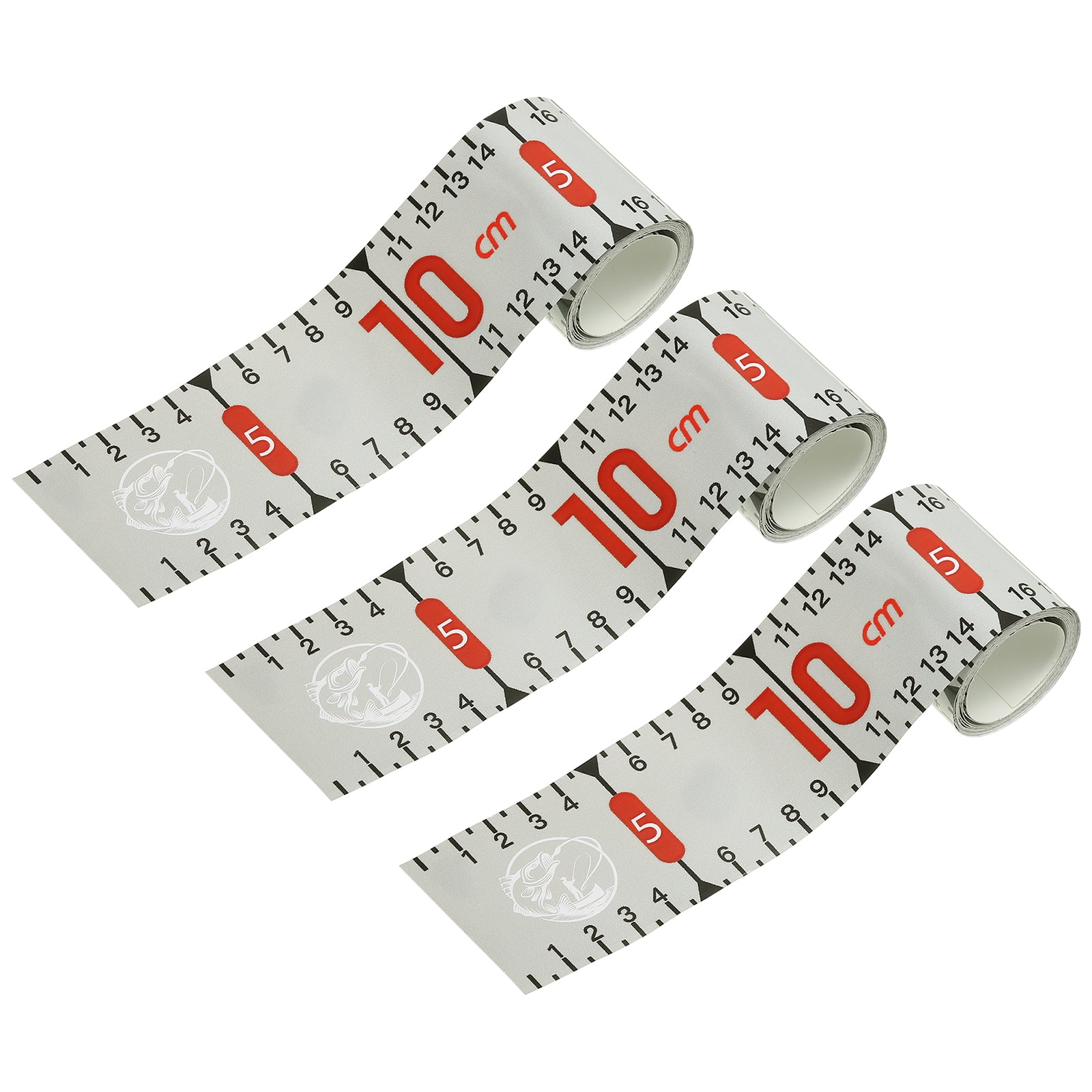 Uxcell Adhesive Fish Ruler, 3 Pack 51 inch Fish Measuring Sticker ...