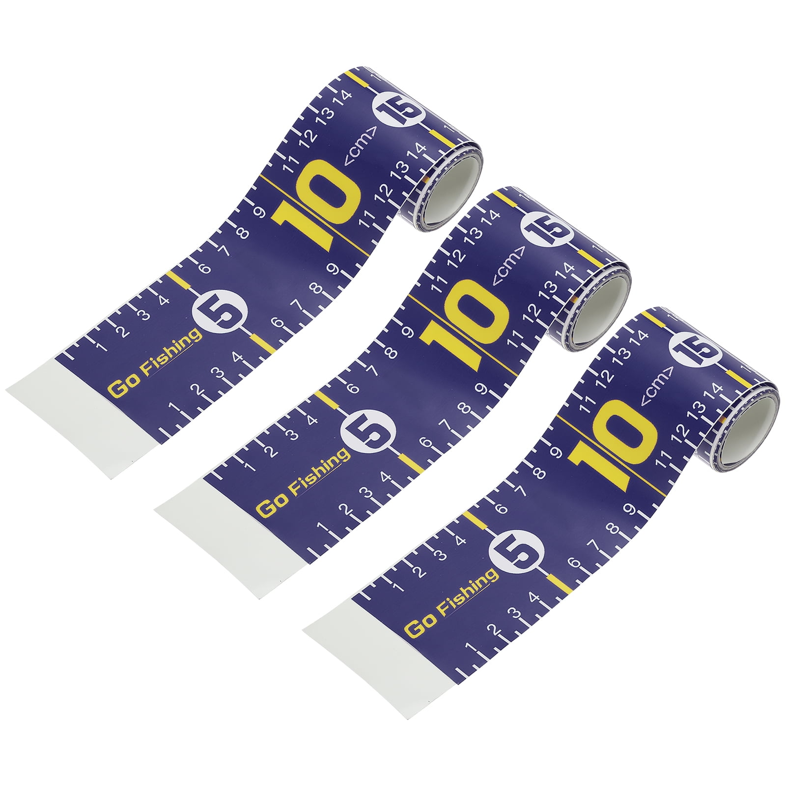 Uxcell Adhesive Fish Ruler, 3 Pack 51 inch Fish Measuring Sticker ...