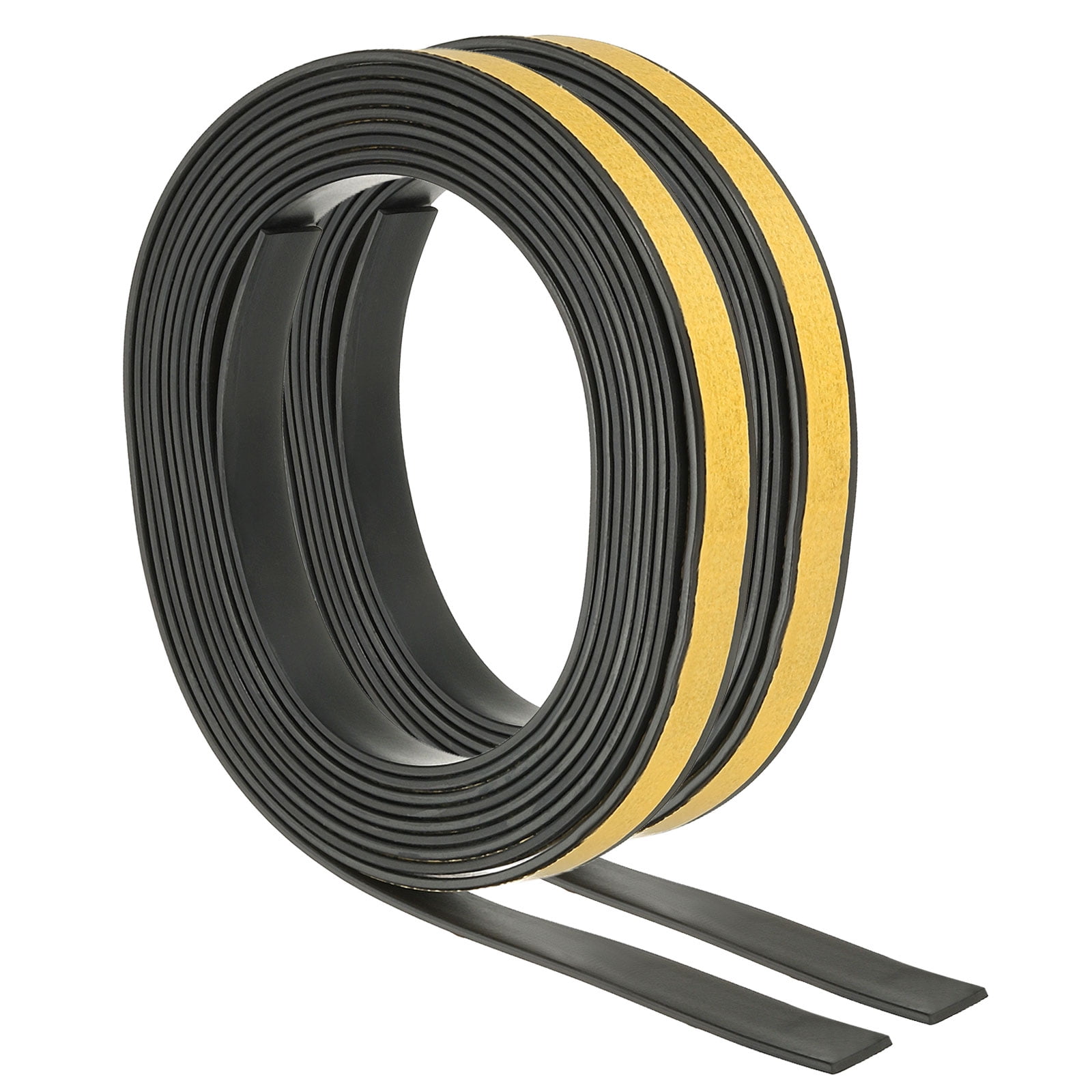 Uxcell Adhesive Neoprene Rubber Strips Roll, 2 Roll 10 Ft x 1/2" x 1/16 ...