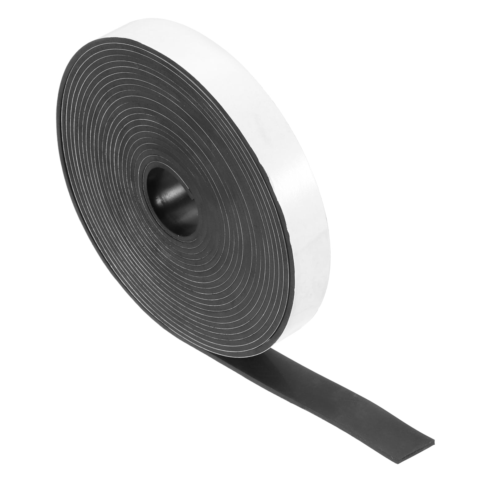 Uxcell Adhesive Neoprene Rubber Strips Sheet 1" x 300" x 1/8" Thick White Rubber Weather ...