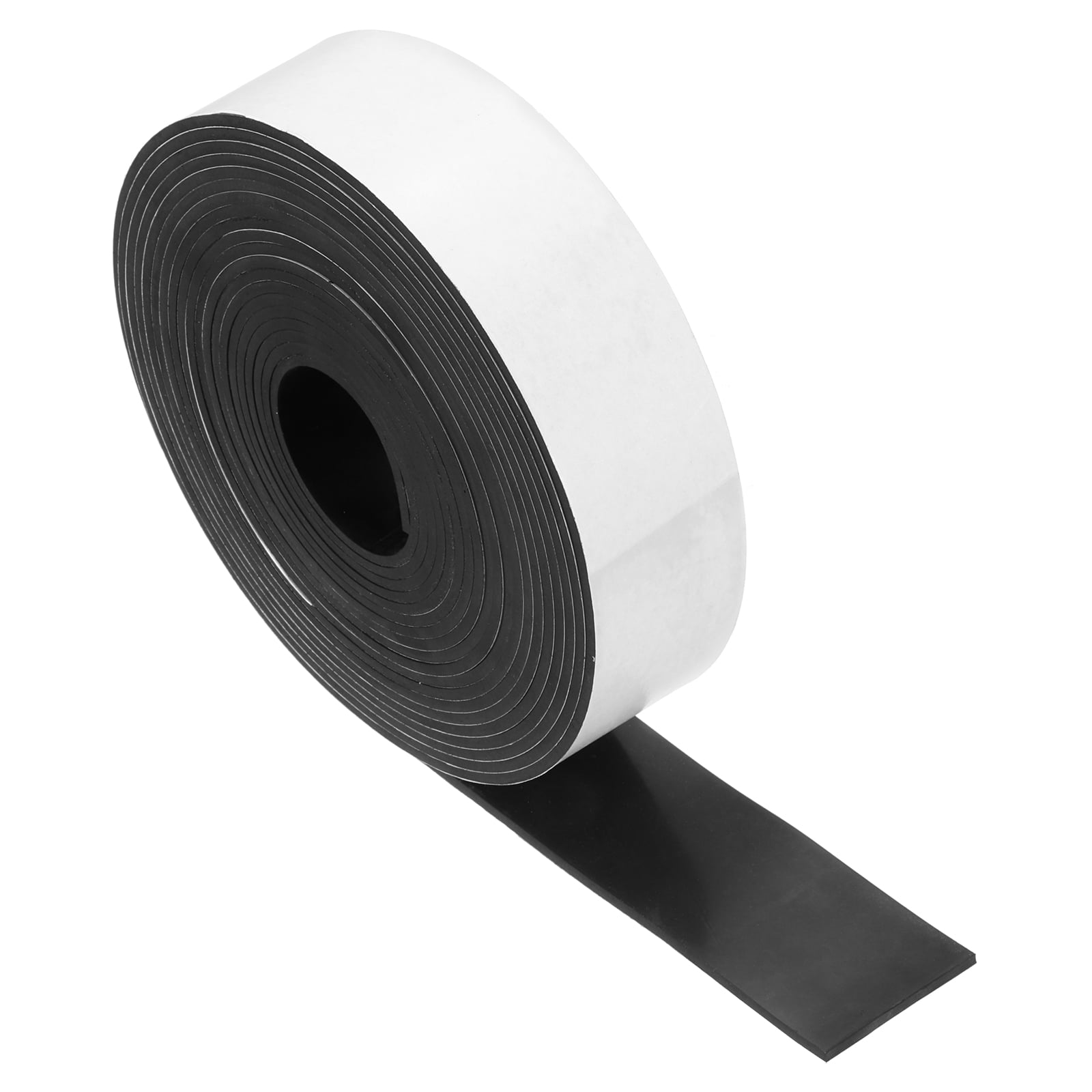 Uxcell Adhesive Neoprene Rubber Strips Sheet 2" x 300" x 1/8" Thick White Rubber Weather ...