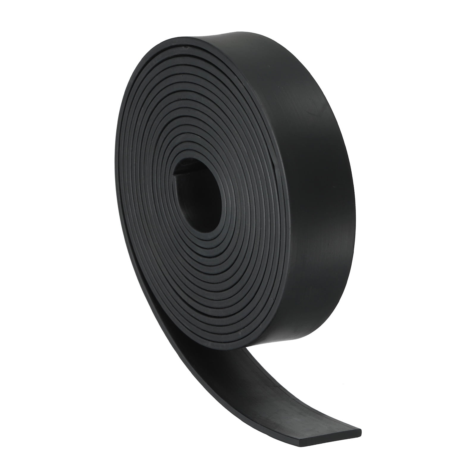 Uxcell Adhesive Rubber Strips, 1/8" Thick x 1" Wide x 10' Long Self ...