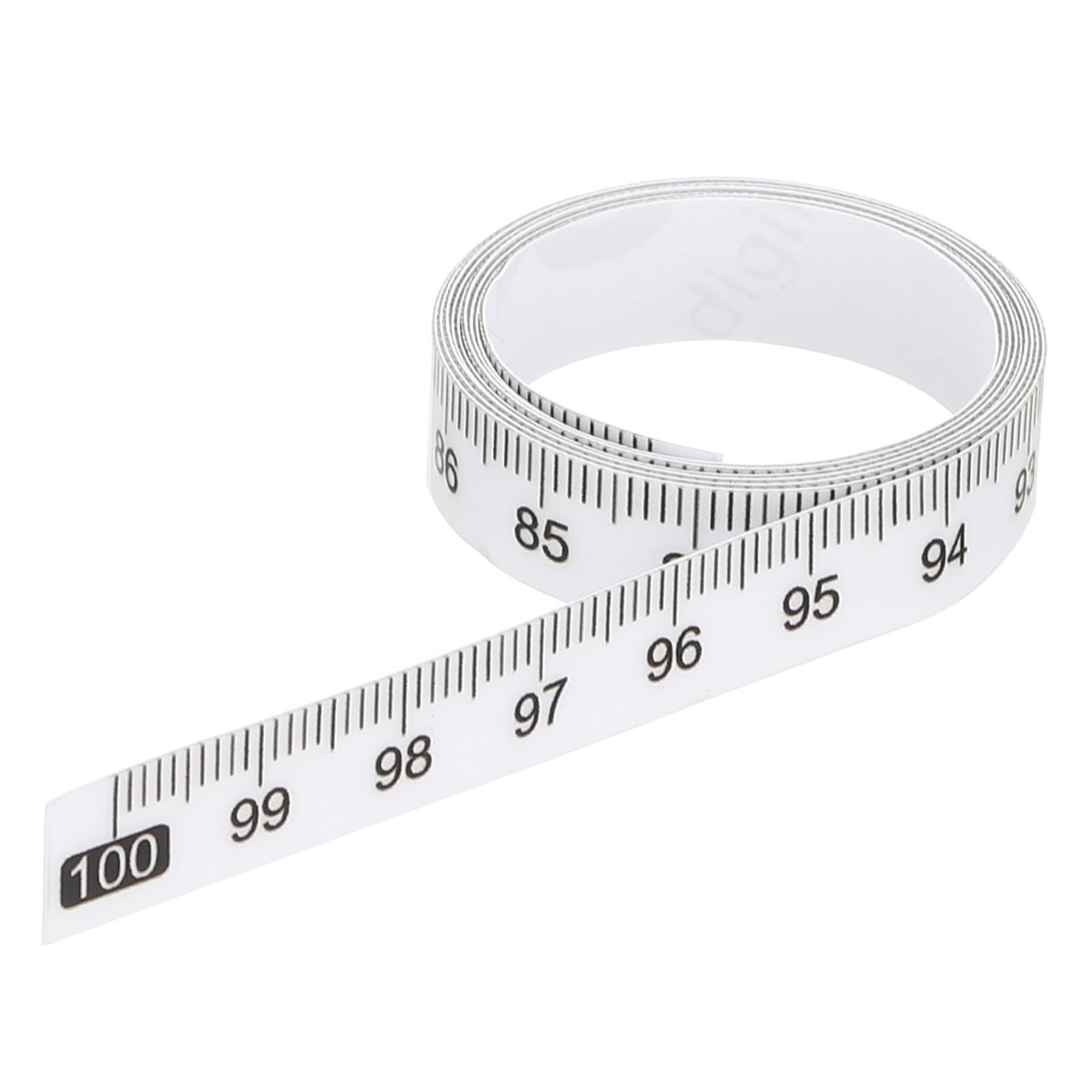 Uxcell Adhesive Ruler, 100cm Backed Tape Measures Waterproof for ...