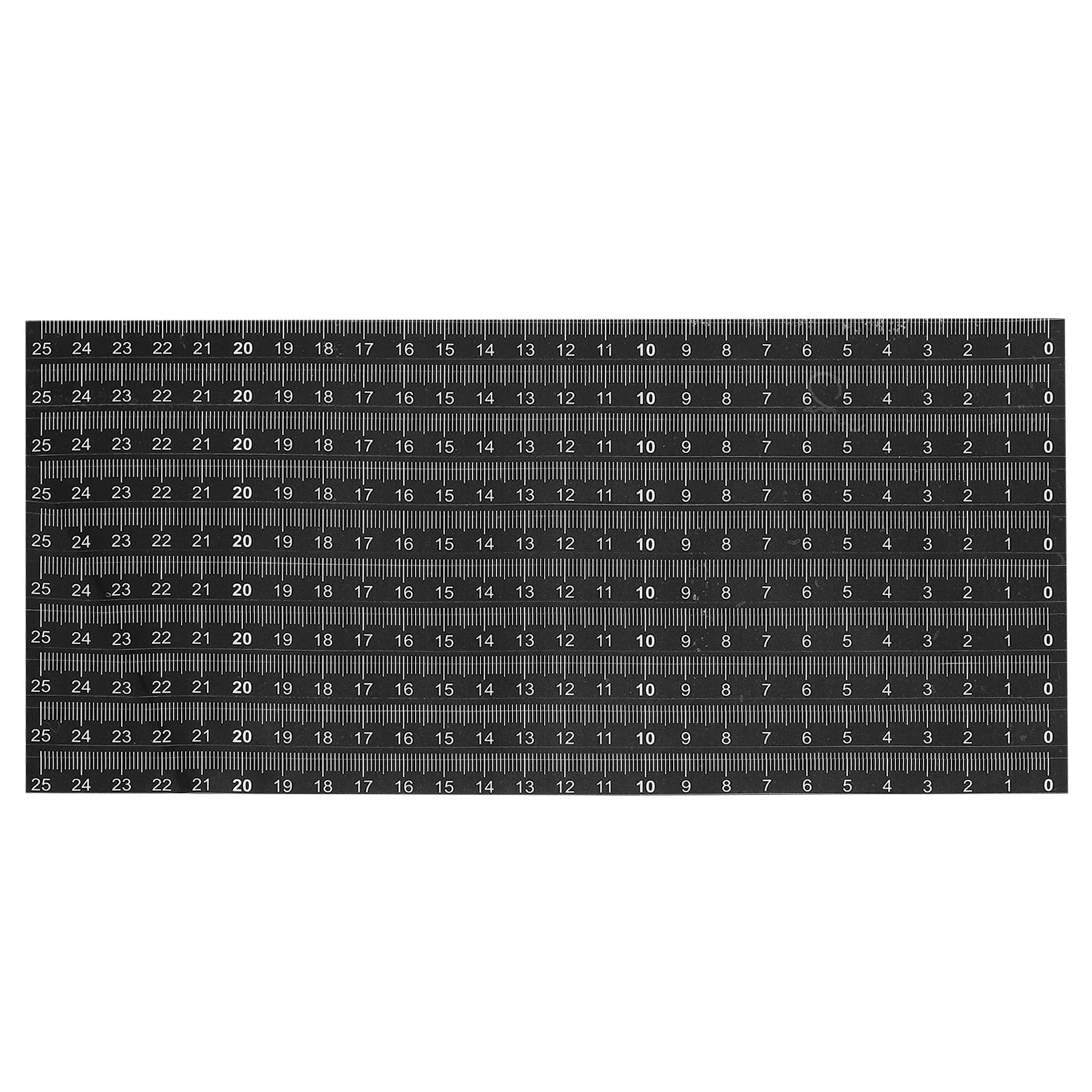 Uxcell Adhesive Ruler, 10Pcs 25cm Backed Tape Measures Sticker ...