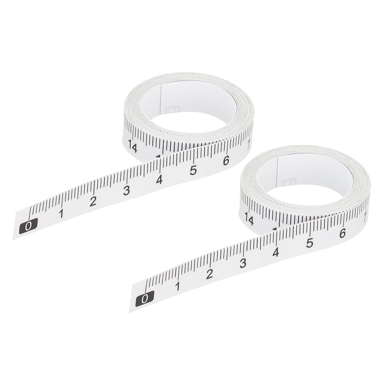 Uxcell Adhesive Ruler, 2 Pack 100cm Backed Tape Measures Waterproof for ...