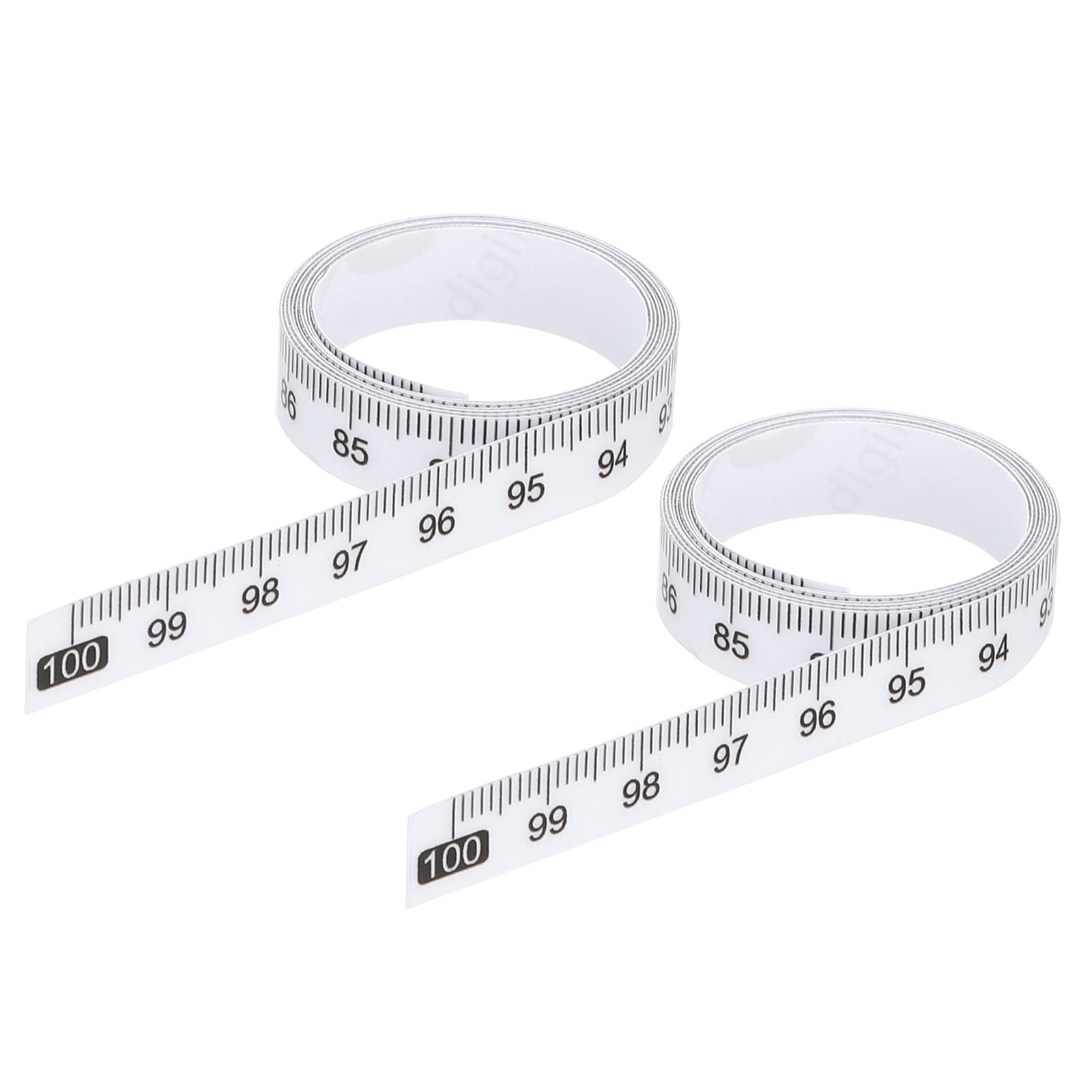 Uxcell Adhesive Ruler, 2Pcs 100cm Backed Tape Measures Sticker ...