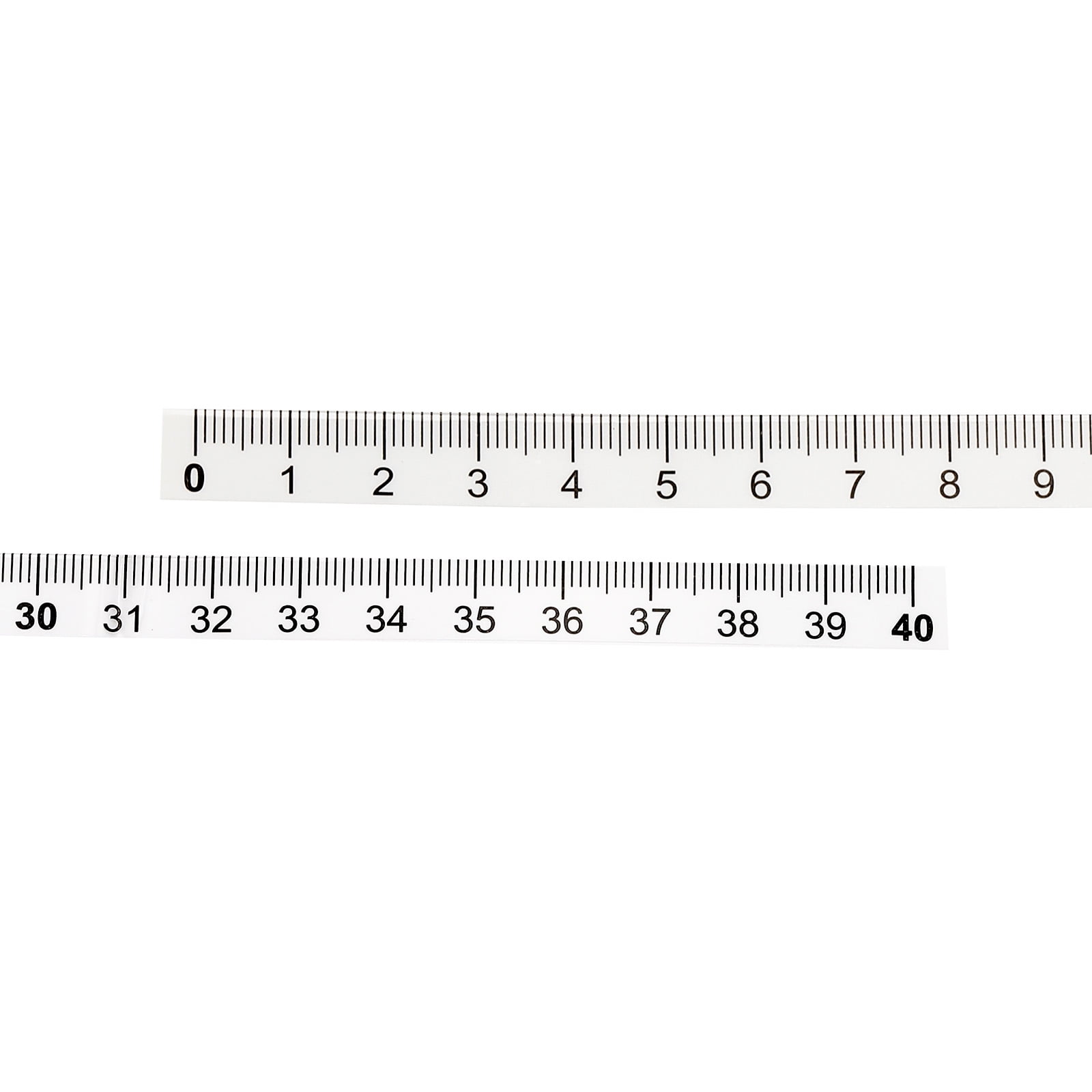 Uxcell Adhesive Ruler, 5 Pack 40cm Backed Tape Measure Waterproof for ...