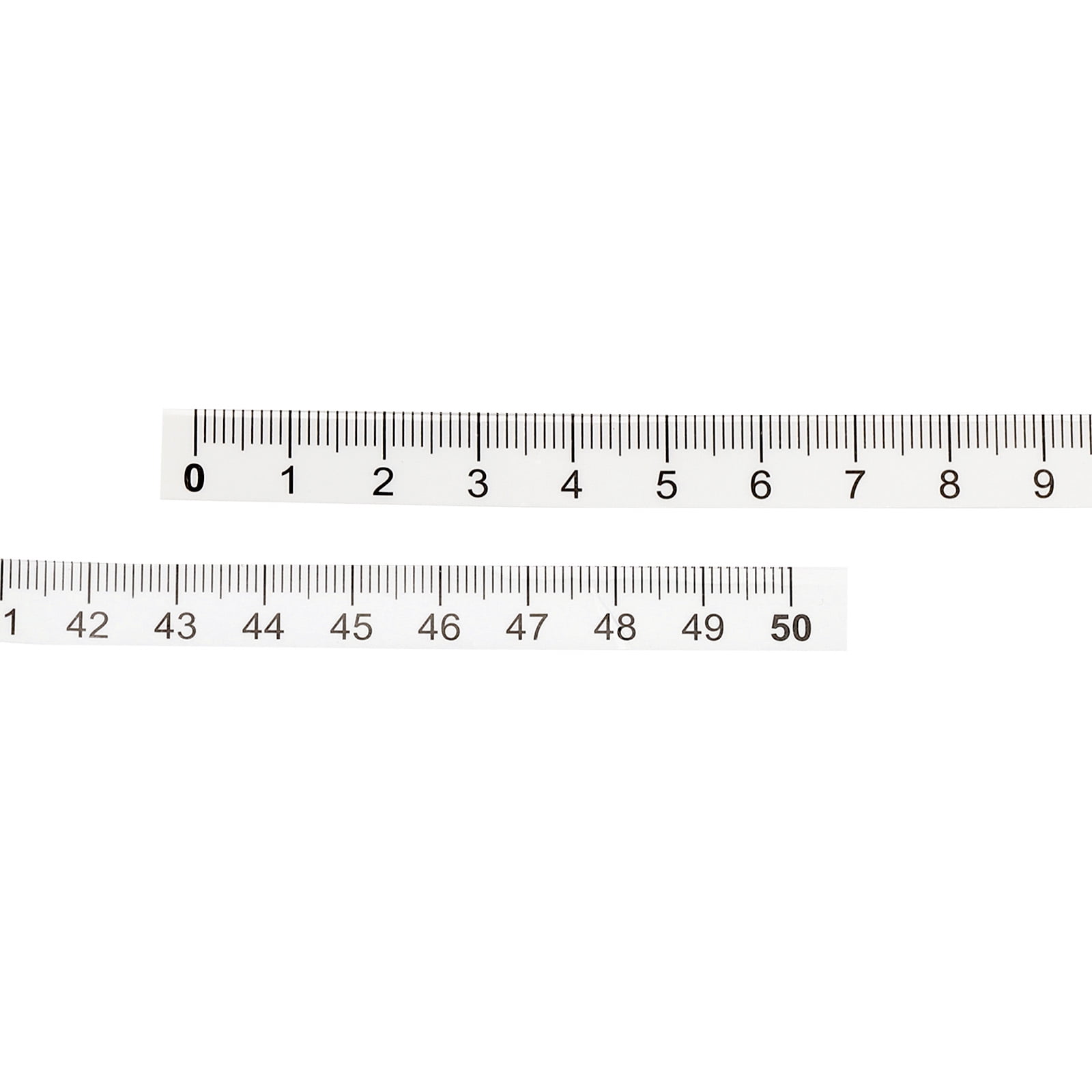Uxcell Adhesive Ruler, 5 Pack 50cm Backed Tape Measure Waterproof for ...