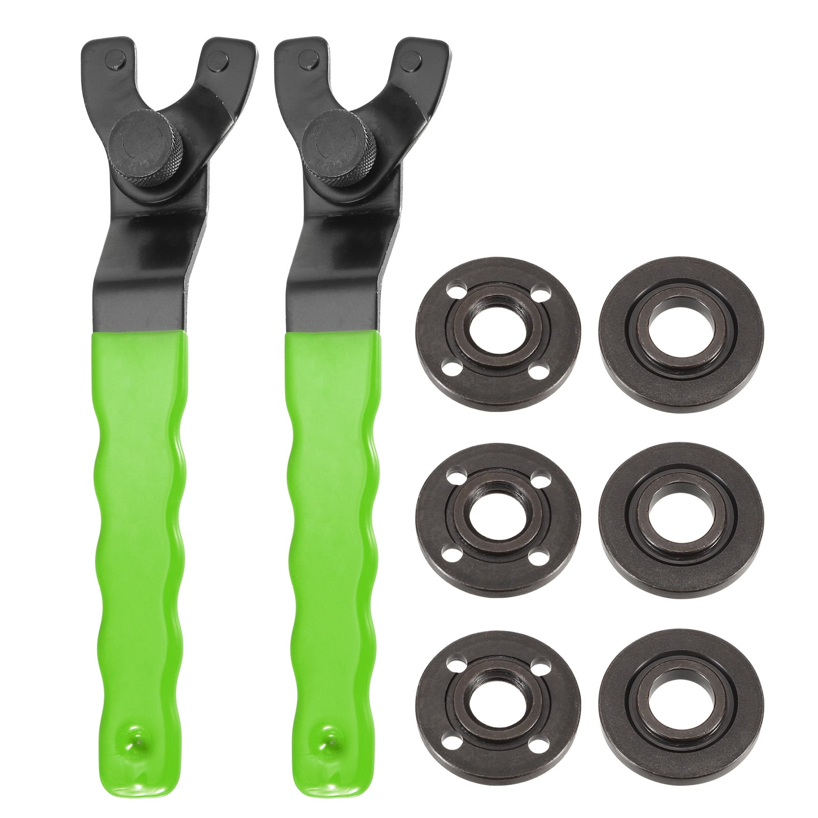 Uxcell Adjustable Angle Grinder Wrench Kit 0.4"-1.9" Range Lock Nut Pin ...
