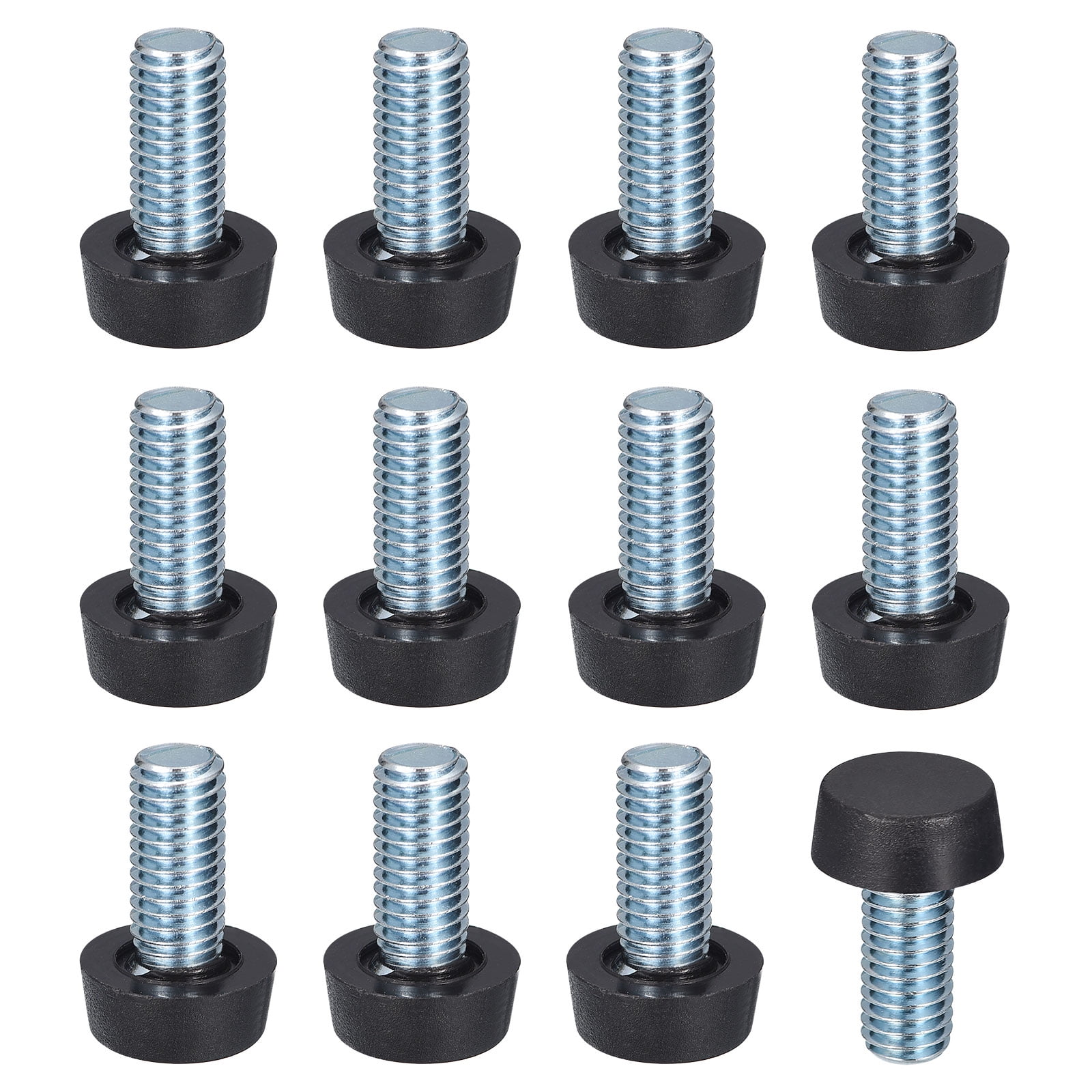 Uxcell Adjustable Furniture Feet, 12Pcs M8 Thread - Furniture Leveling ...